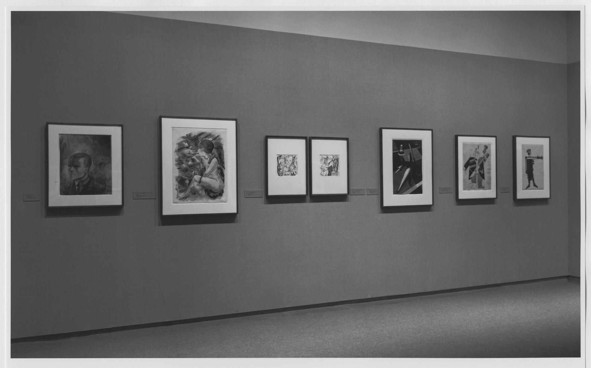 Installation view of the exhibition "Selections from the Permanent ...