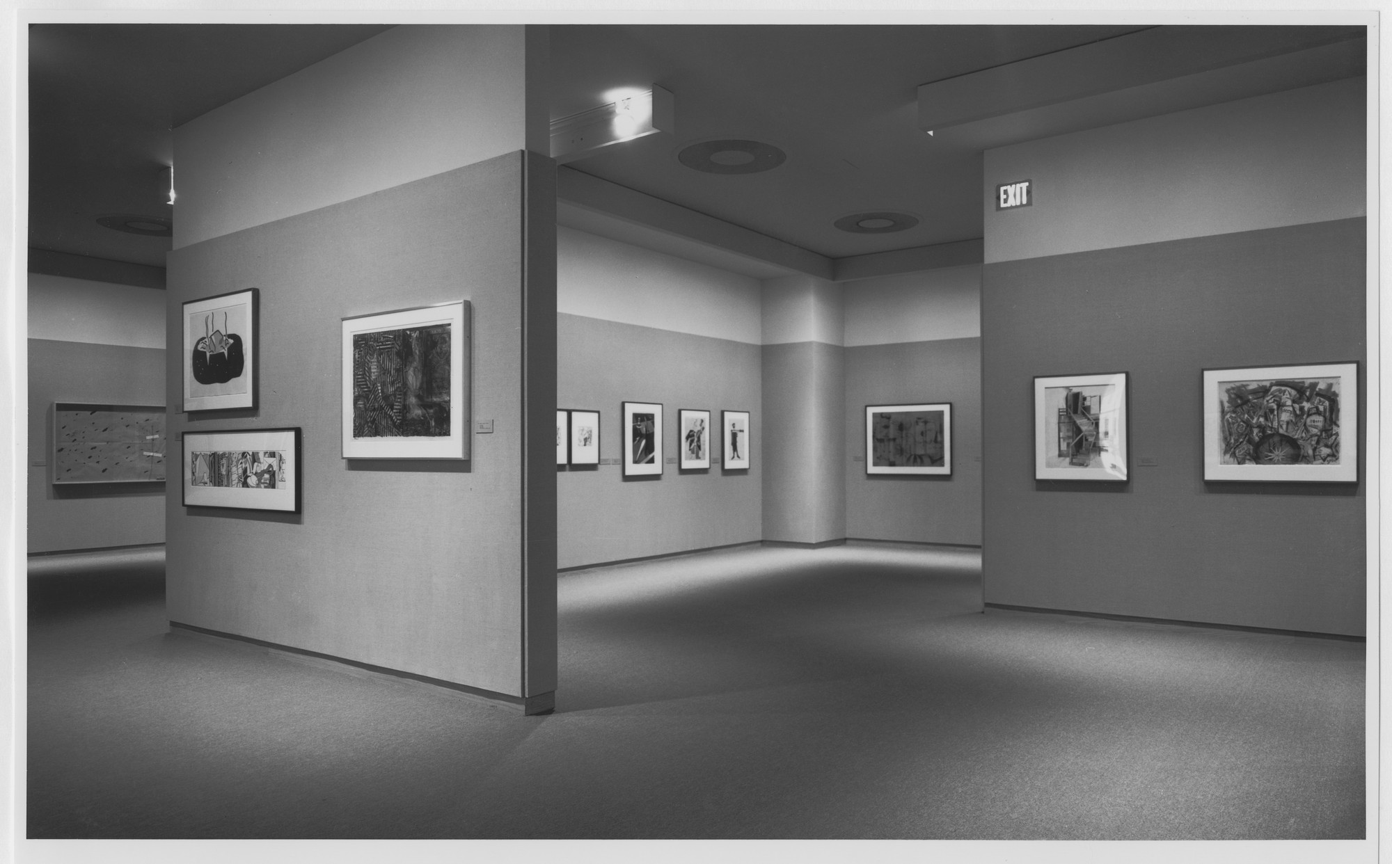 Installation view of the exhibition "Selections from the Permanent ...