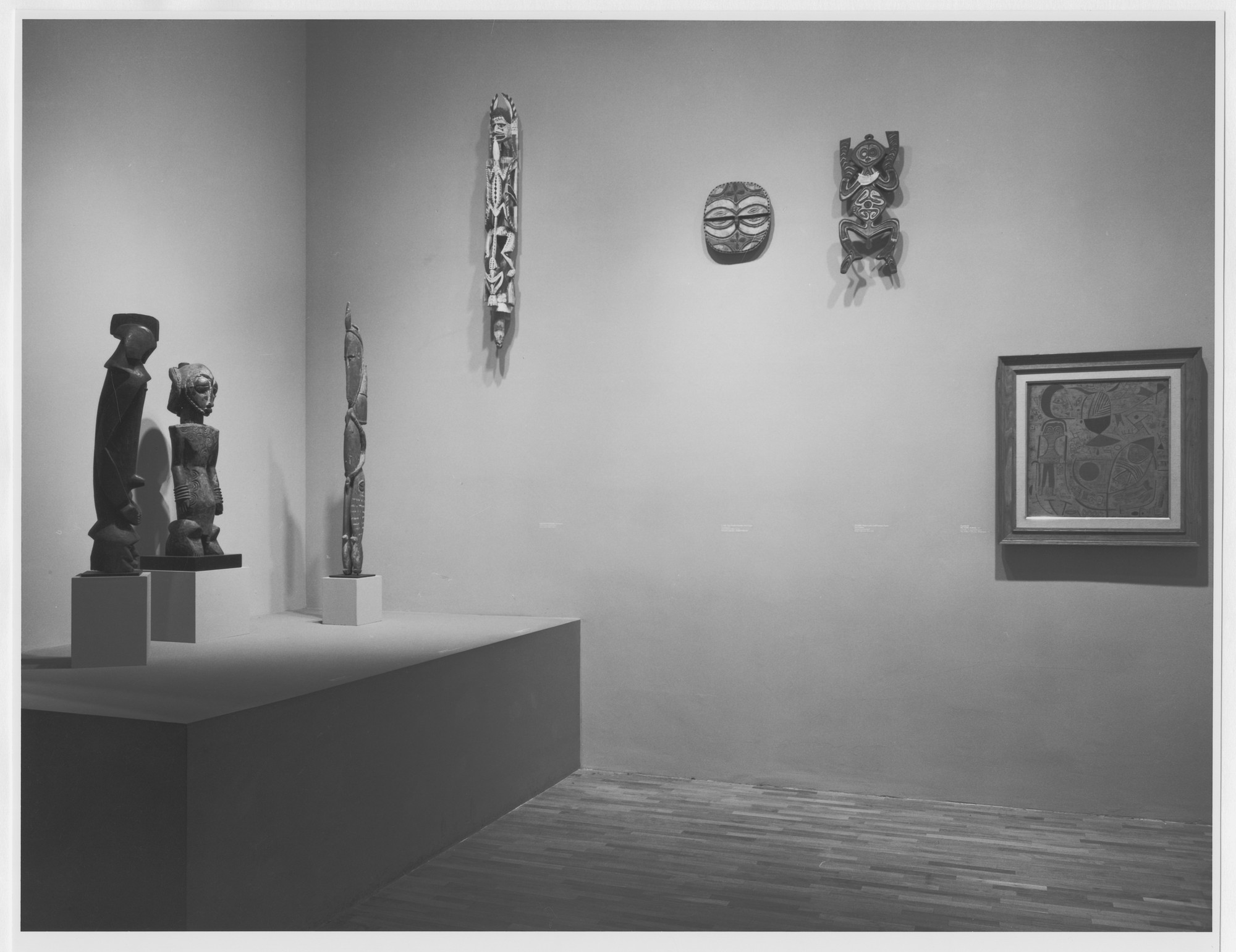 Installation view of the exhibition "'Primitivism' in 20th Century Art ...
