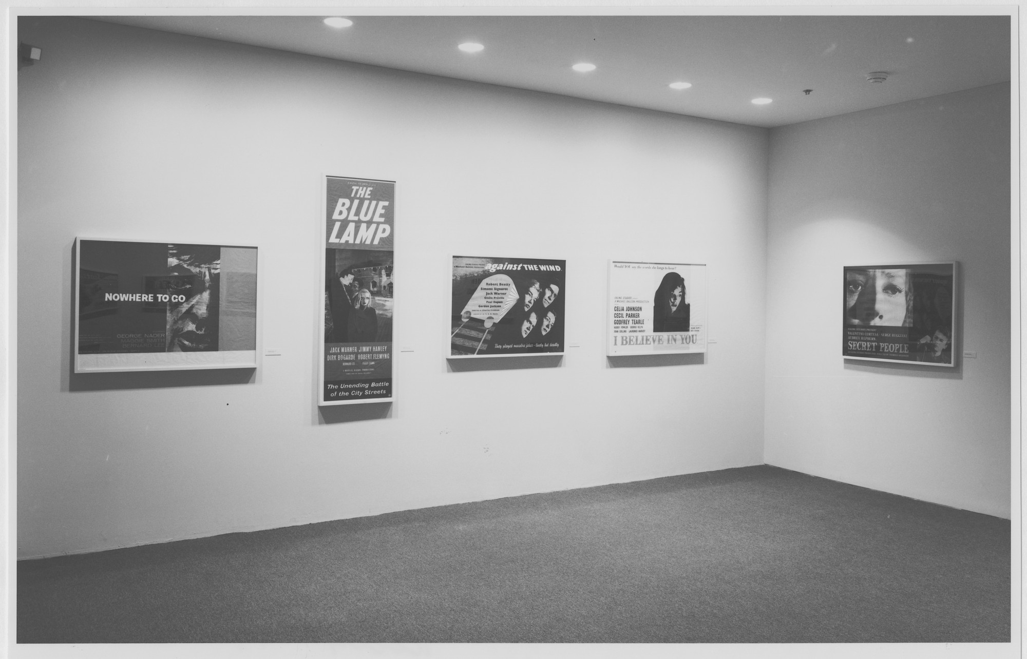 Installation view of the exhibition "British Film Posters" | MoMA