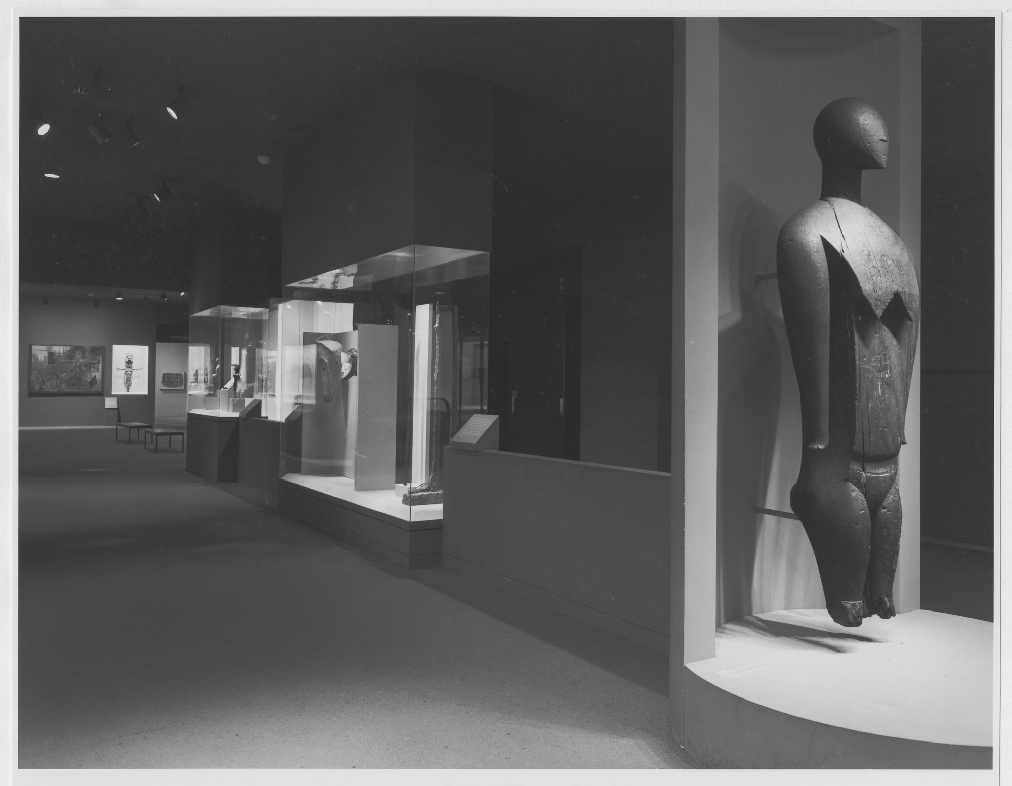 Installation view of the exhibition "'Primitivism' in 20th Century Art ...