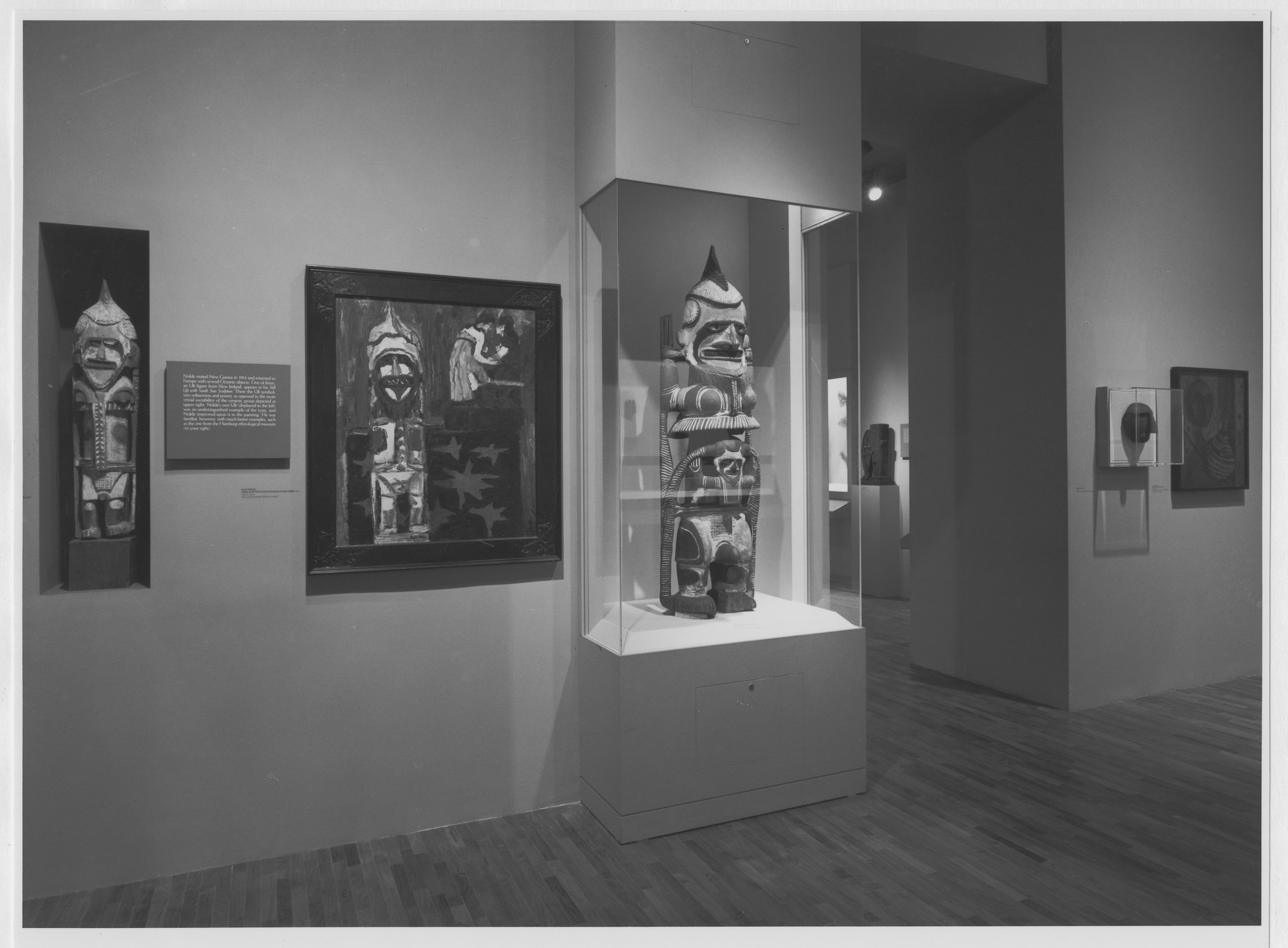 Installation view of the exhibition "'Primitivism' in 20th Century Art ...