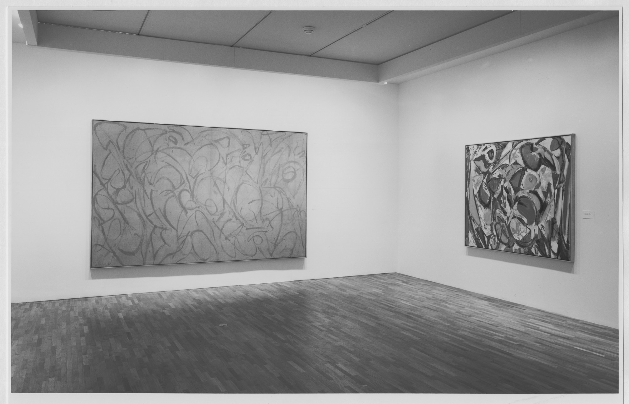 Installation view of the exhibition "Lee Krasner: A Retrospective" | MoMA