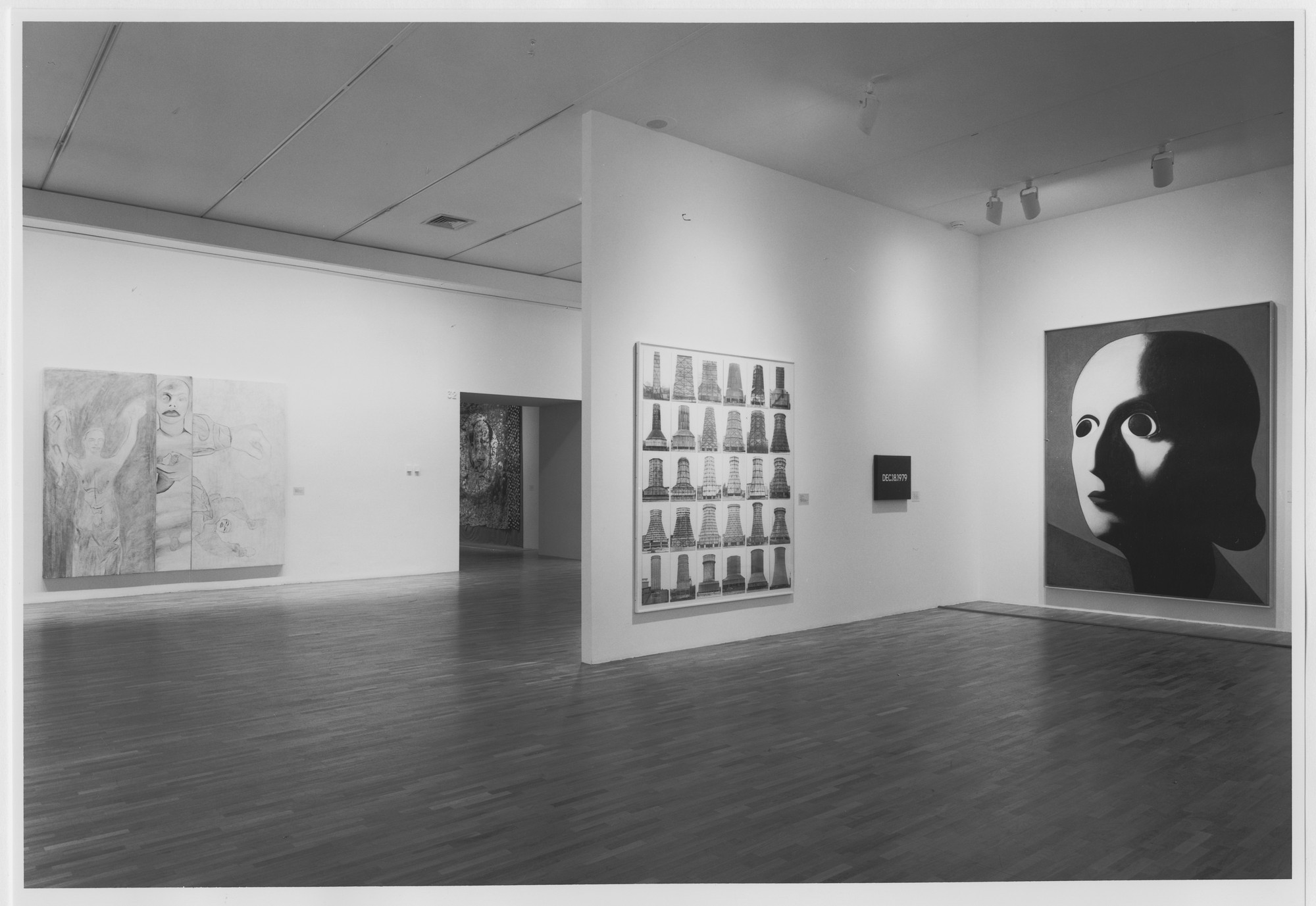 Installation view of the exhibition "Contemporary Works in the ...