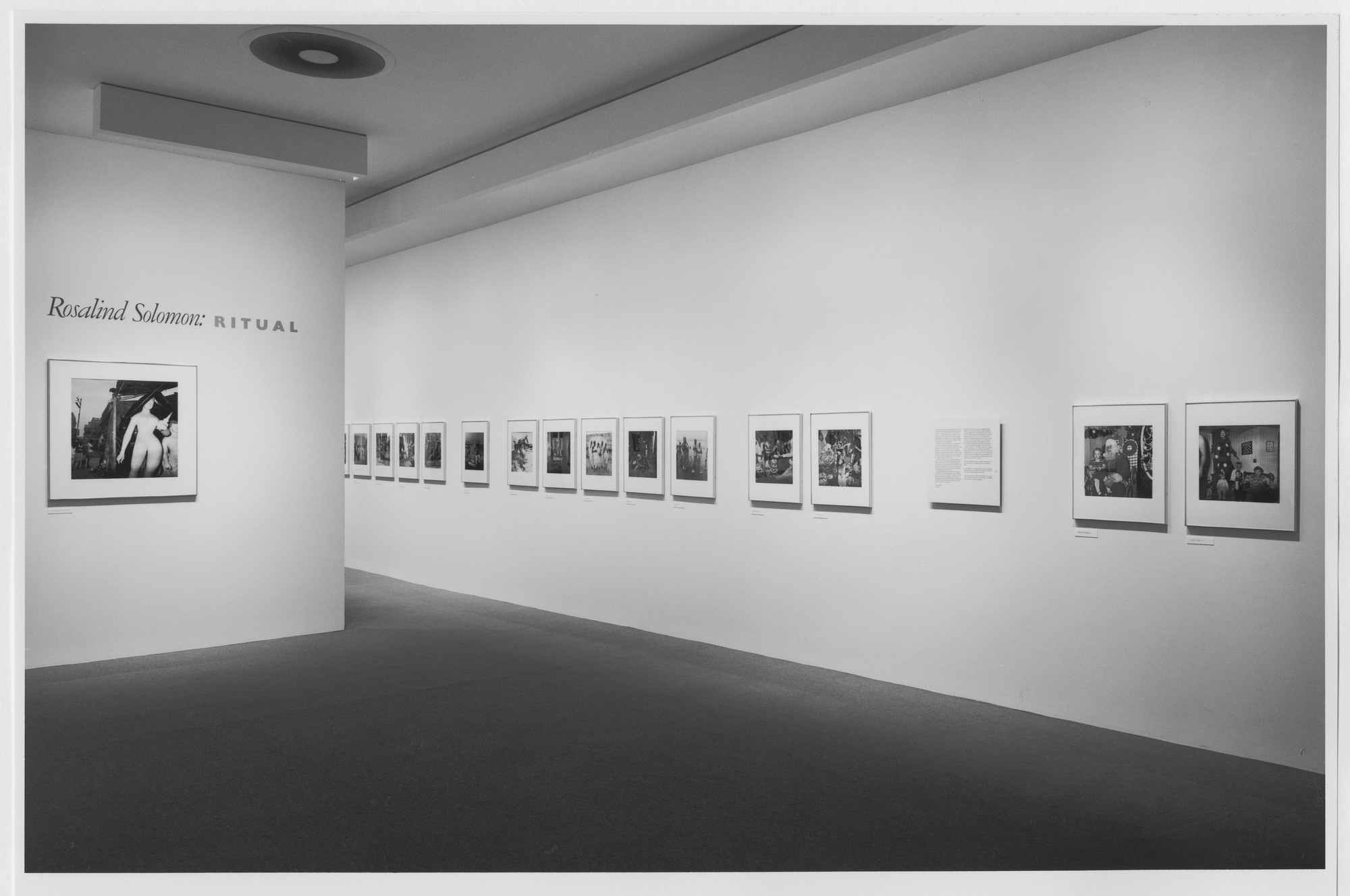 Installation view of the exhibition "Rosalind Solomon: Ritual" | MoMA
