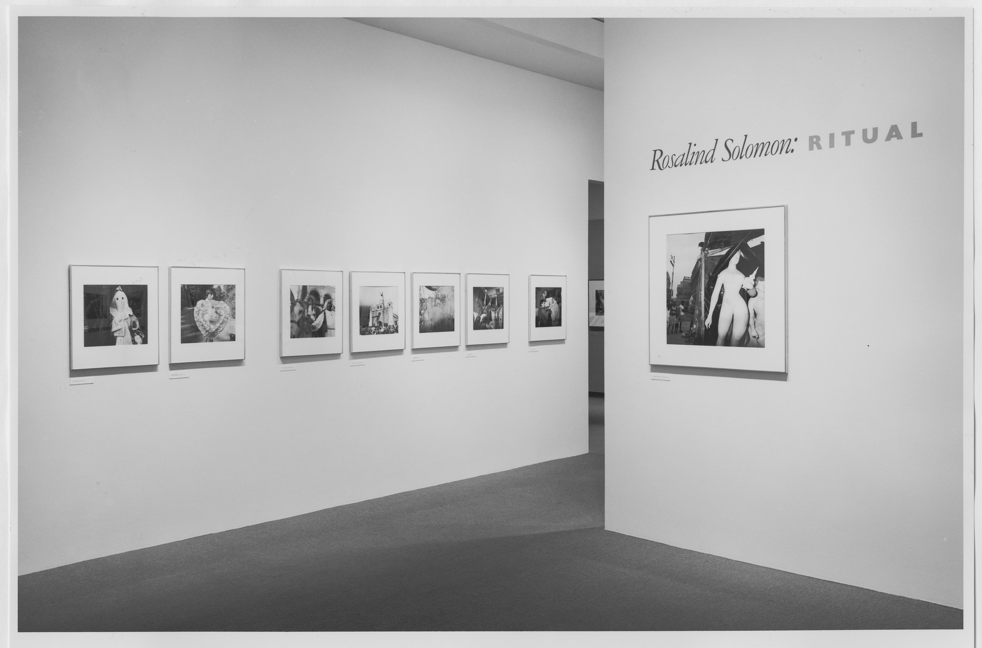Installation view of the exhibition "Rosalind Solomon: Ritual" | MoMA
