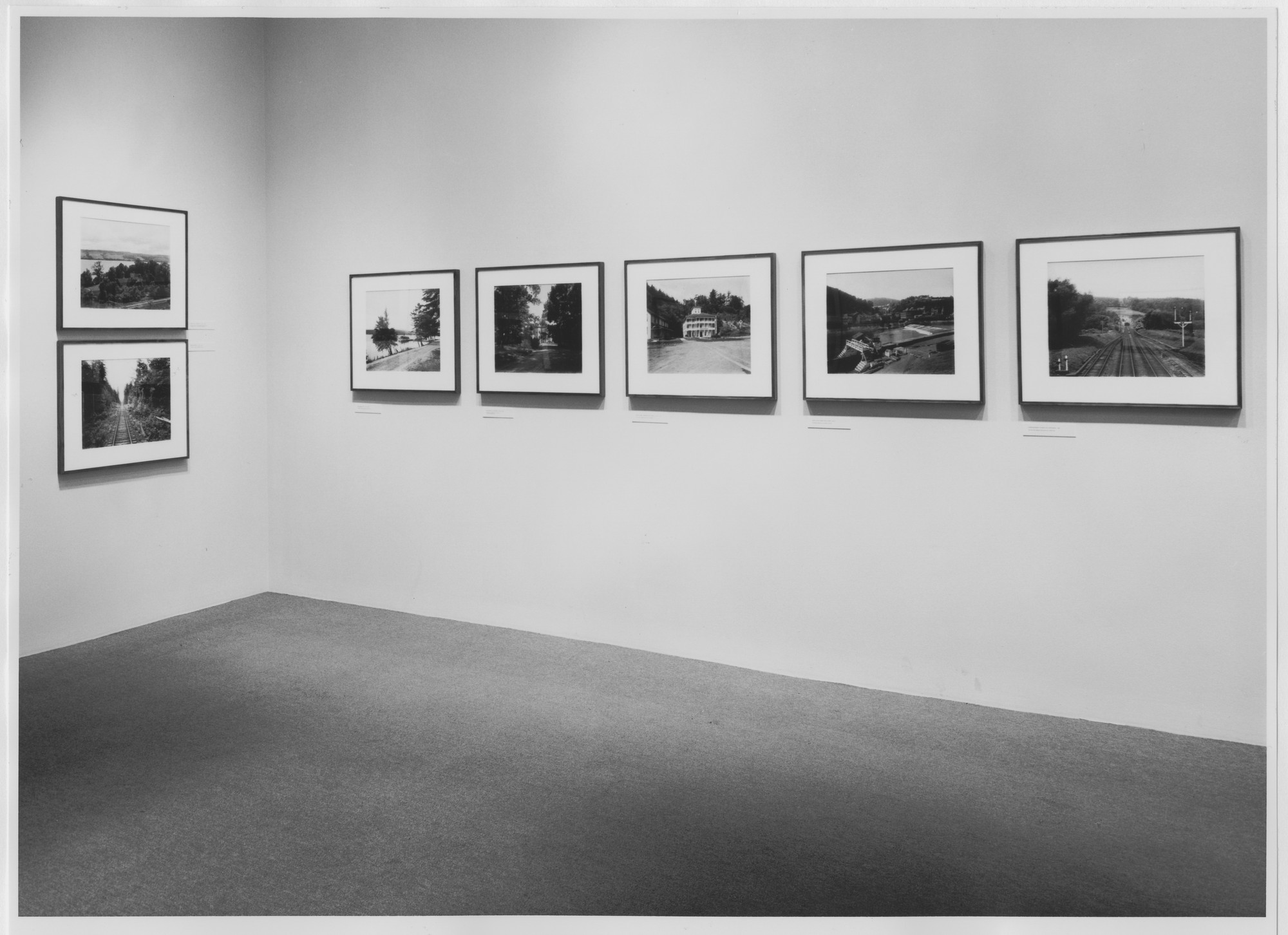 Installation view of the exhibition "William Rau and the Railroad" | MoMA