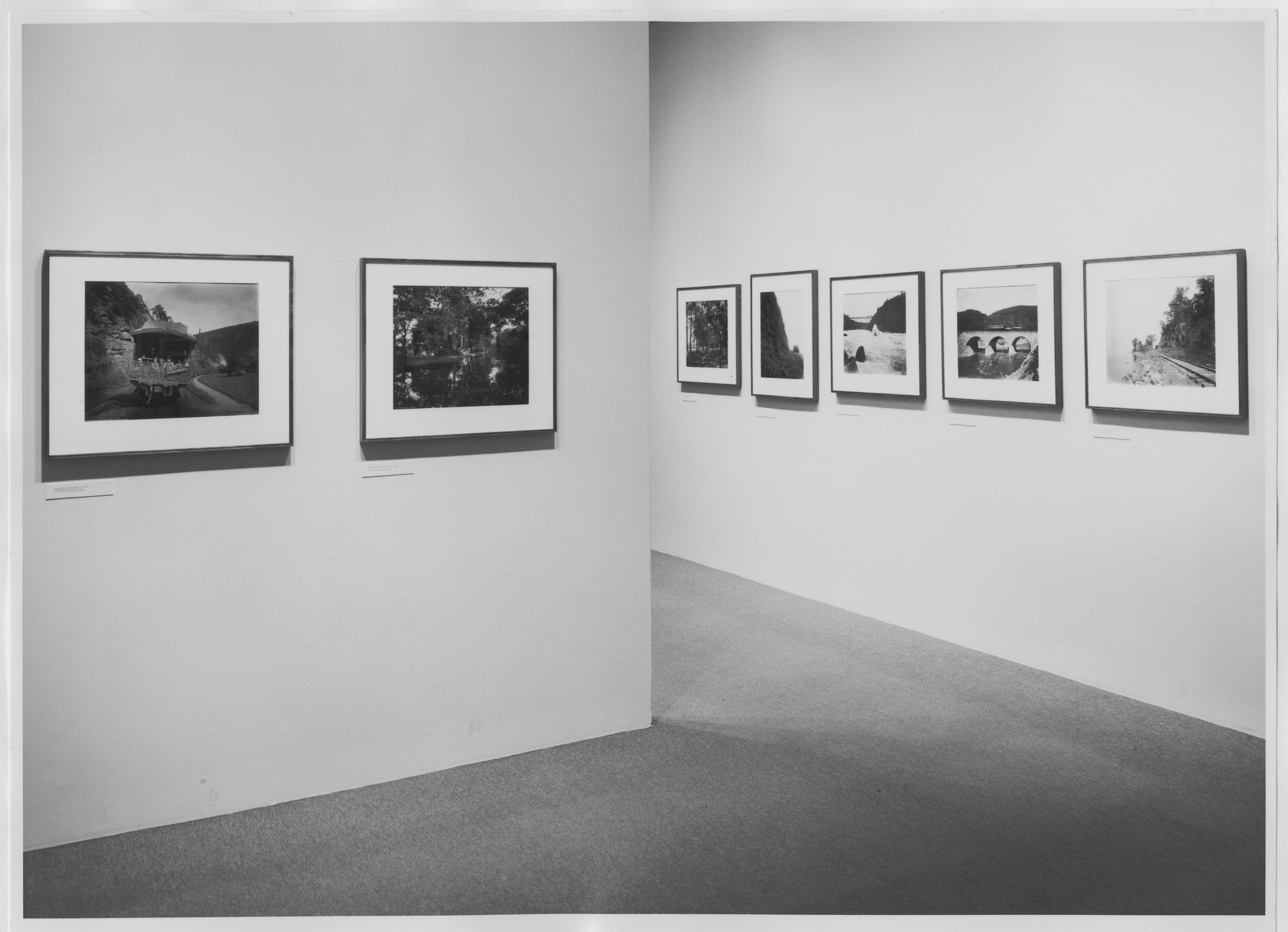Installation view of the exhibition "William Rau and the Railroad" | MoMA