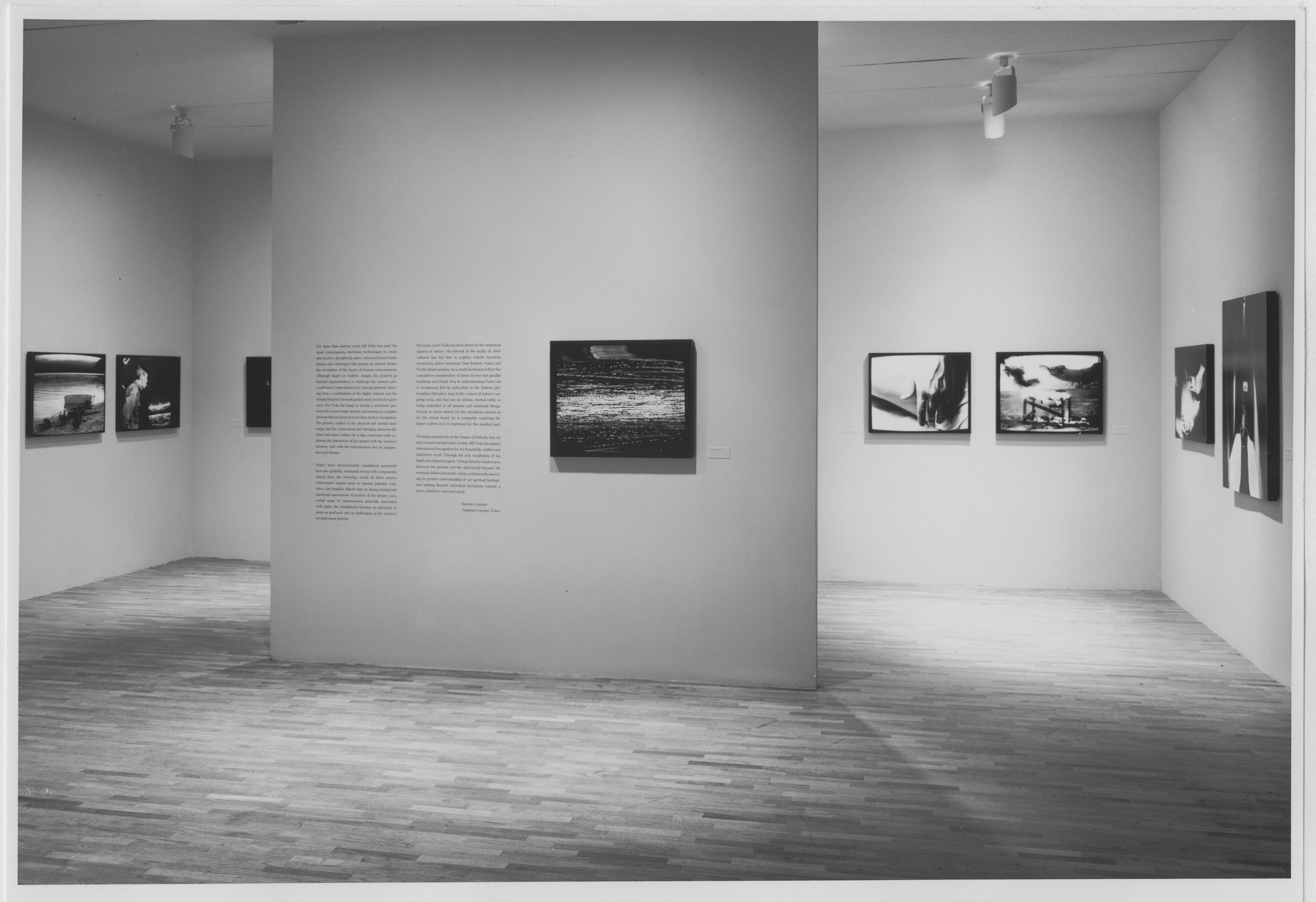 Installation view of the exhibition "Bill Viola" | MoMA