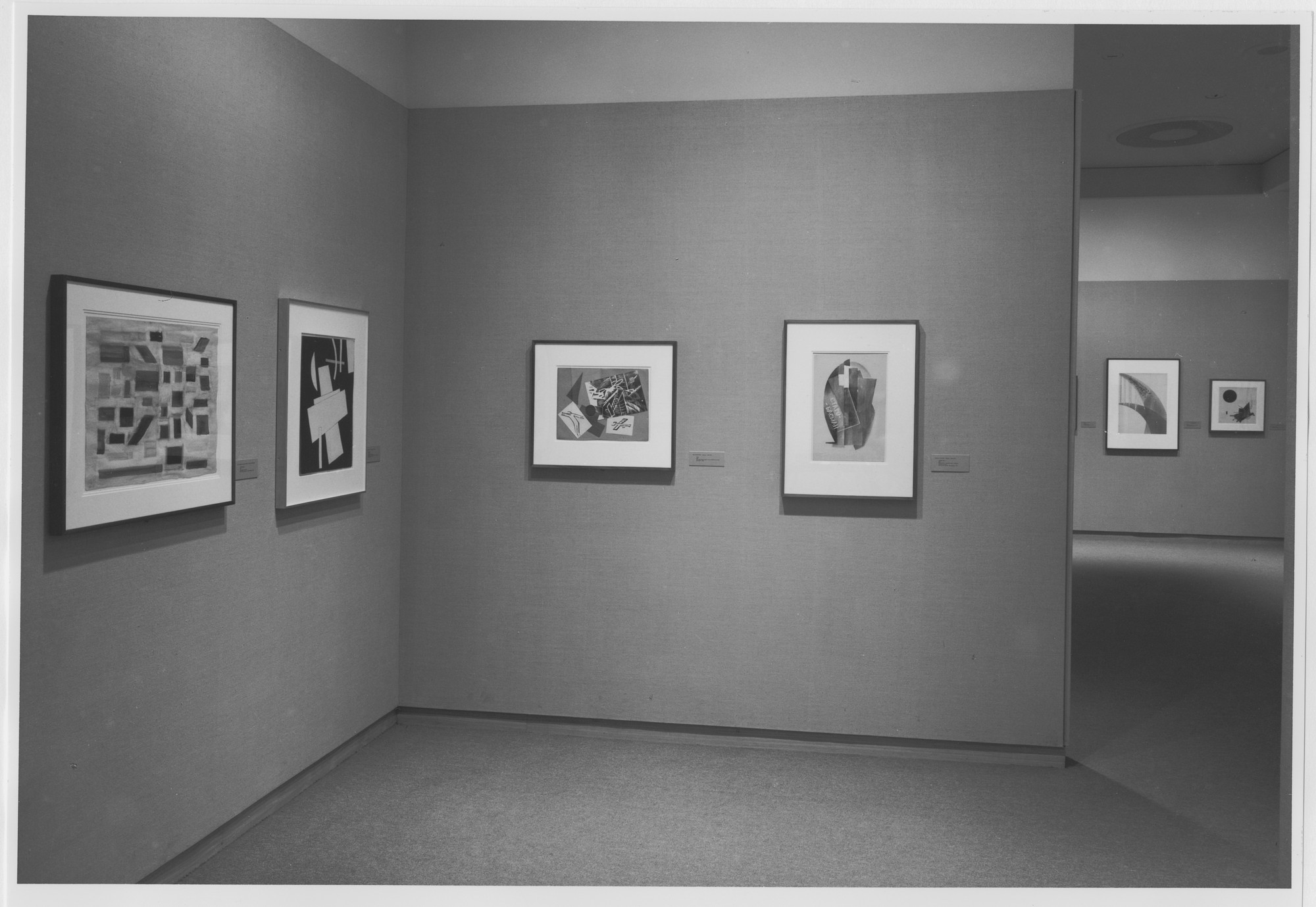 Installation view of the exhibition "European Drawing Between the Wars ...