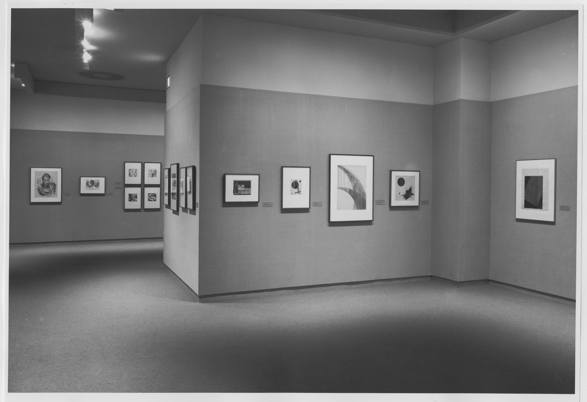 Installation view of the exhibition "European Drawing Between the Wars ...