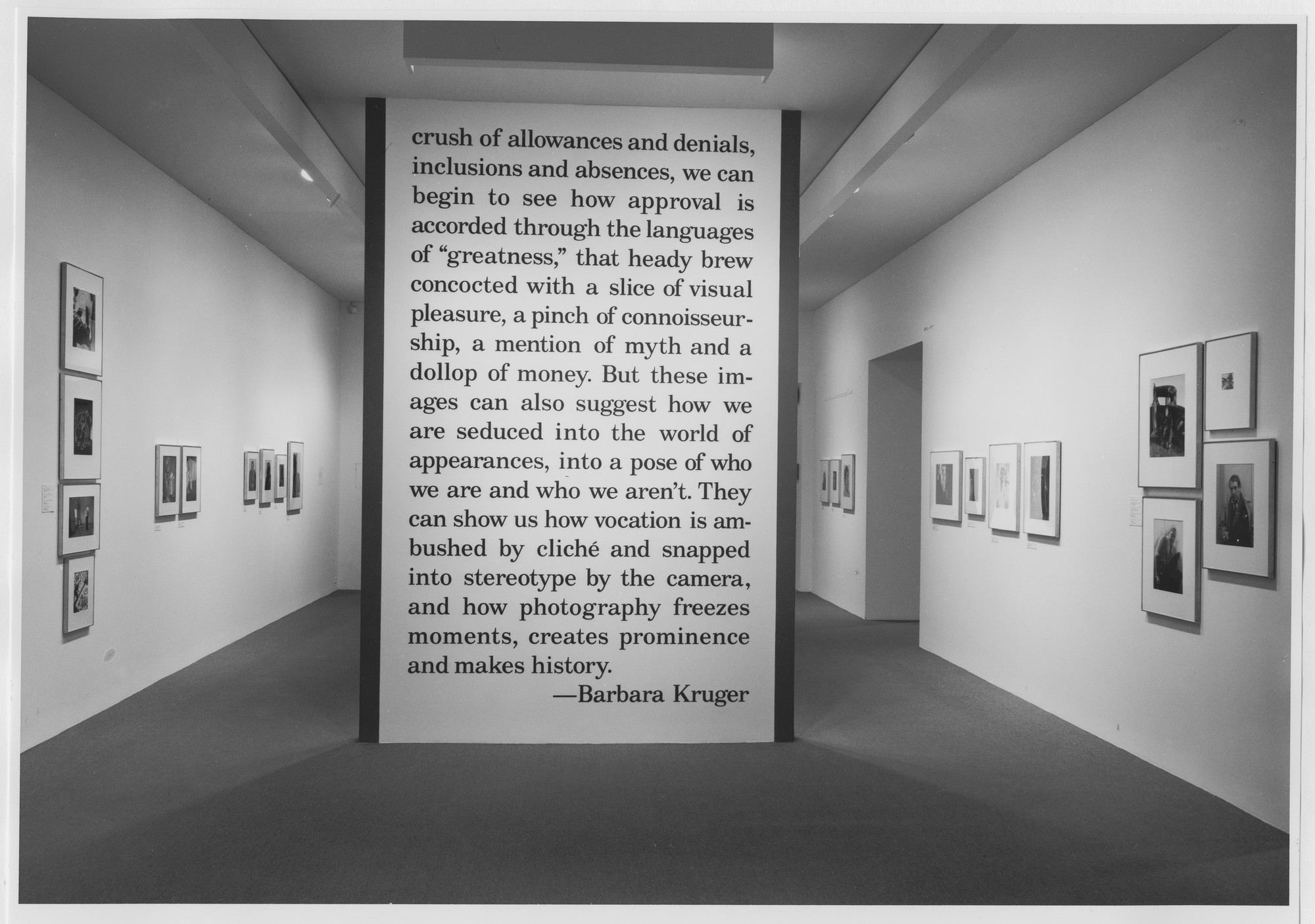 Installation view of the exhibition "Picturing Greatness" | MoMA