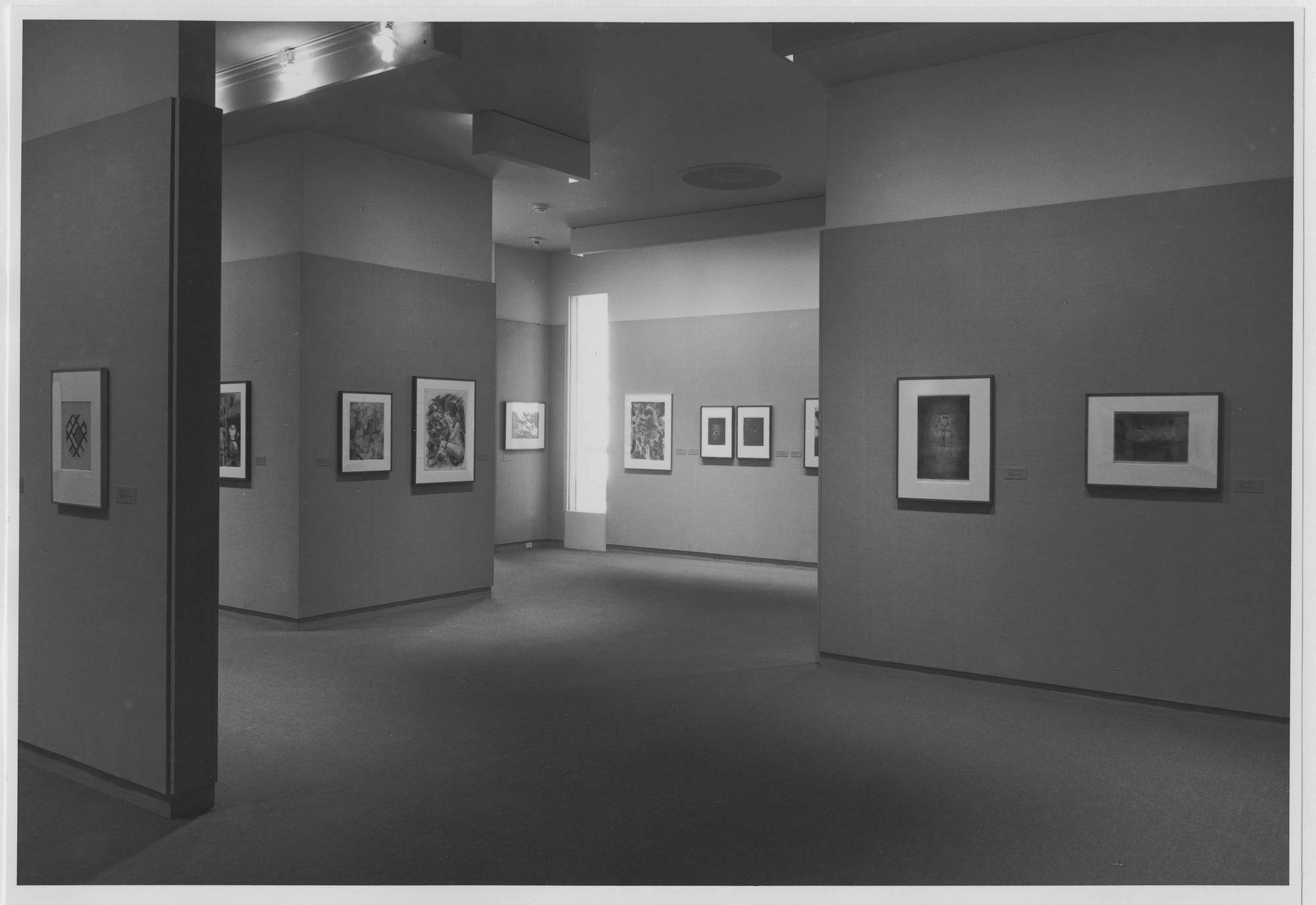 Installation view of the exhibition "European Drawing Between the Wars ...