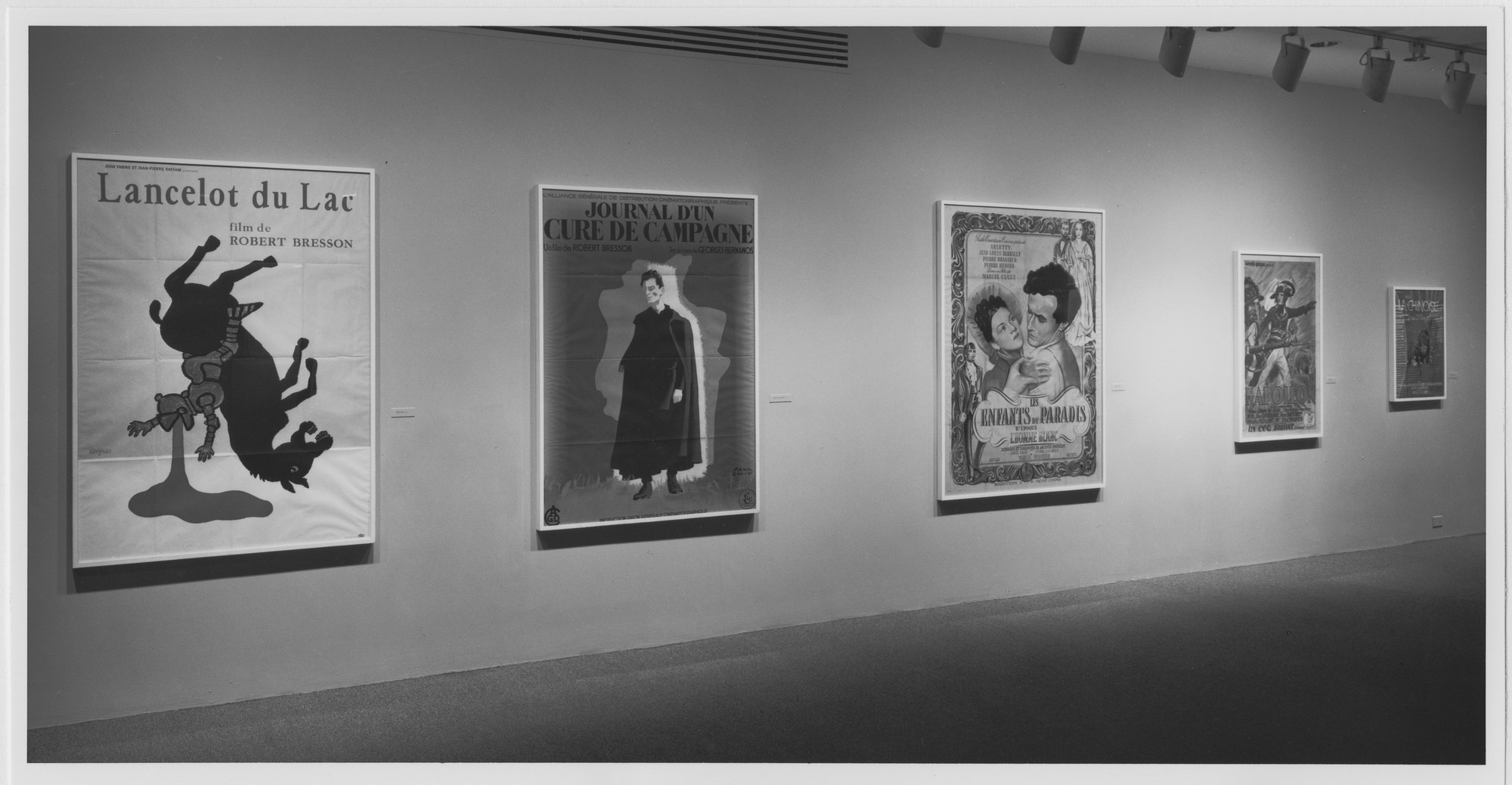 Installation view of the exhibition "French Film Posters" | MoMA