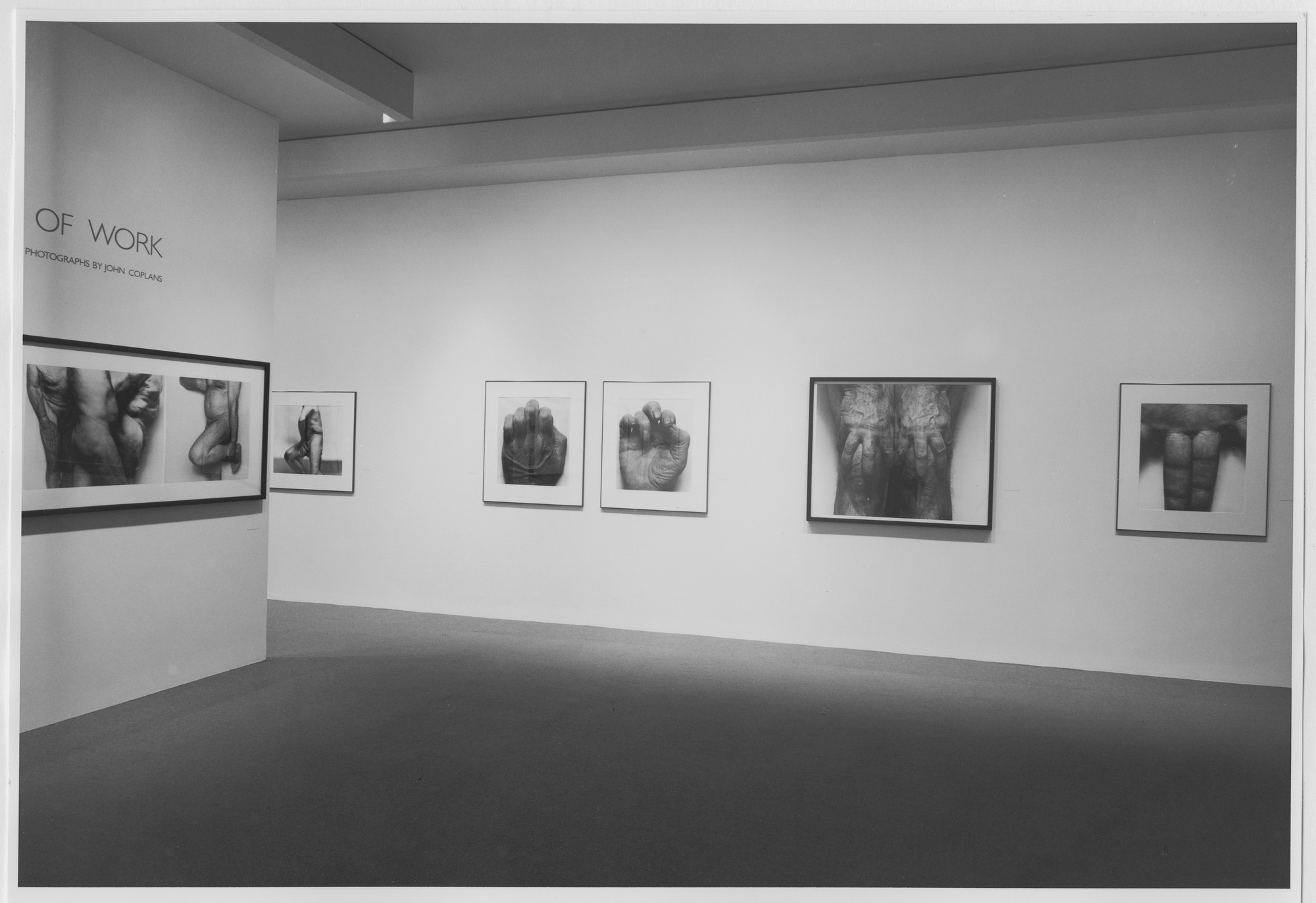 Installation view of the exhibition "A Body of Work: Photographs by ...