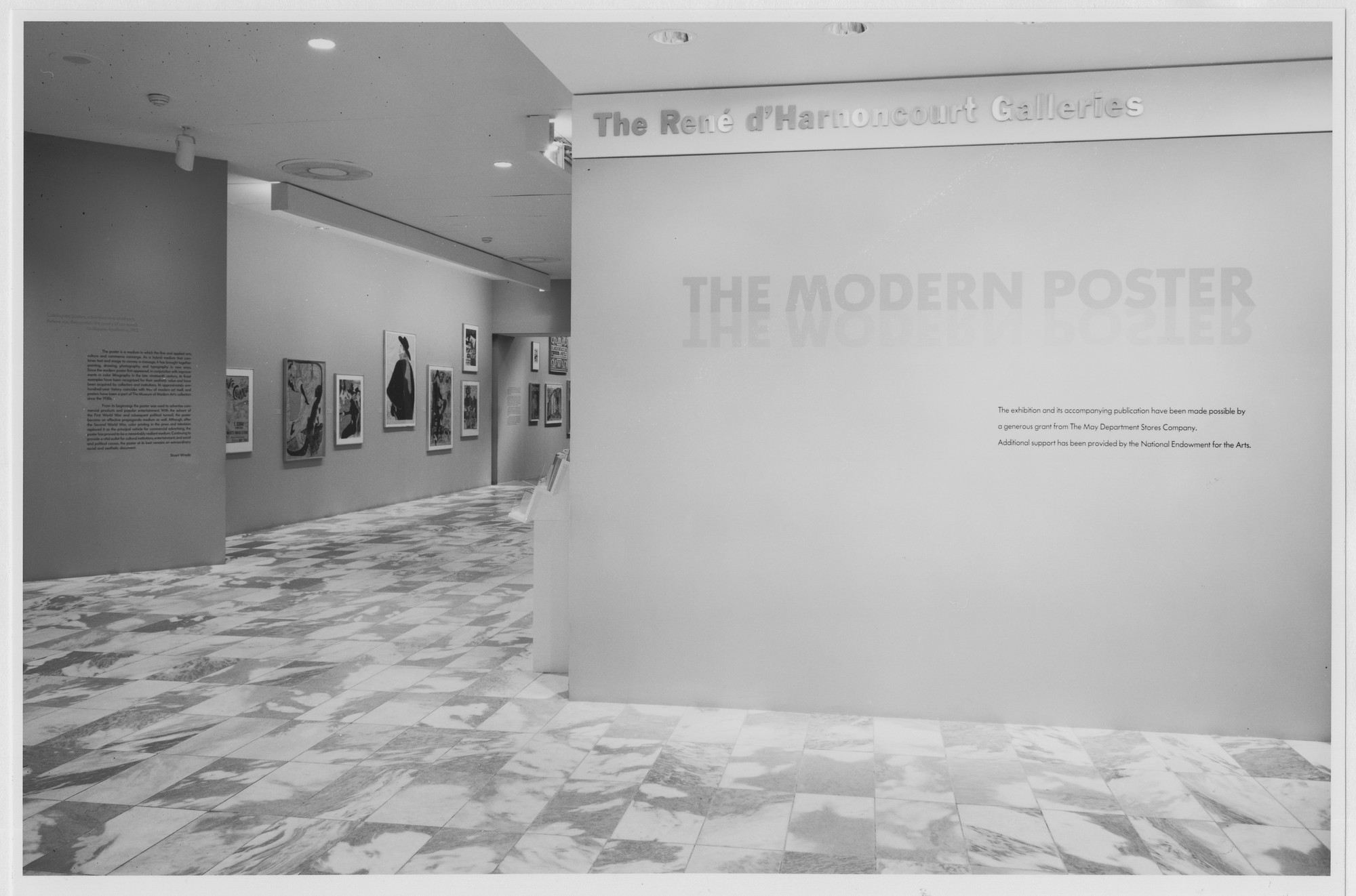 Installation view of the exhibition "The Modern Poster" | MoMA