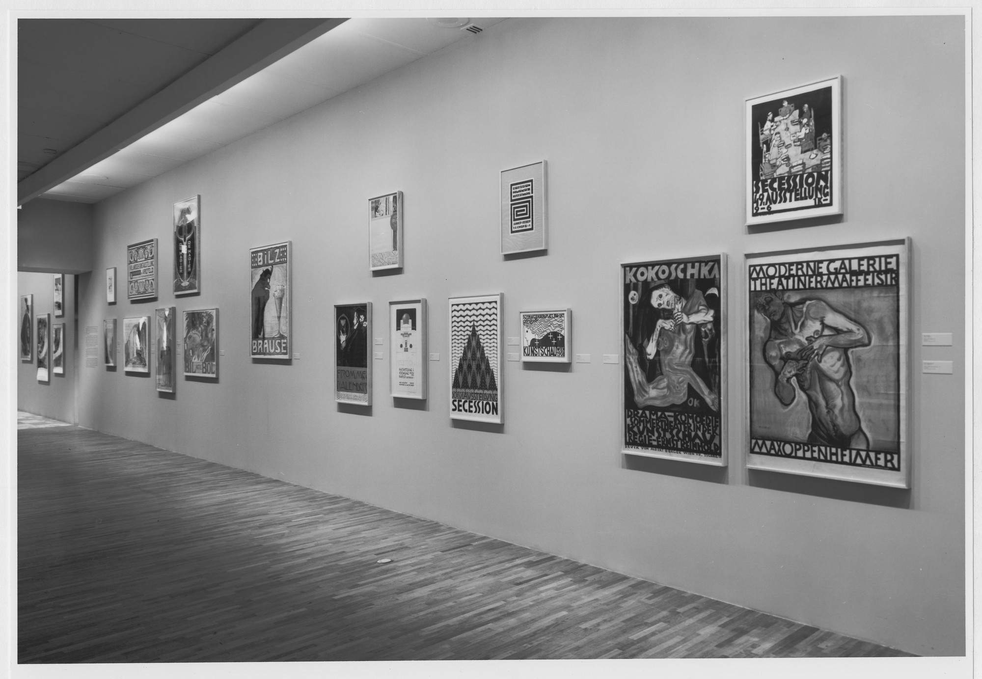 Installation view of the exhibition "The Modern Poster" | MoMA