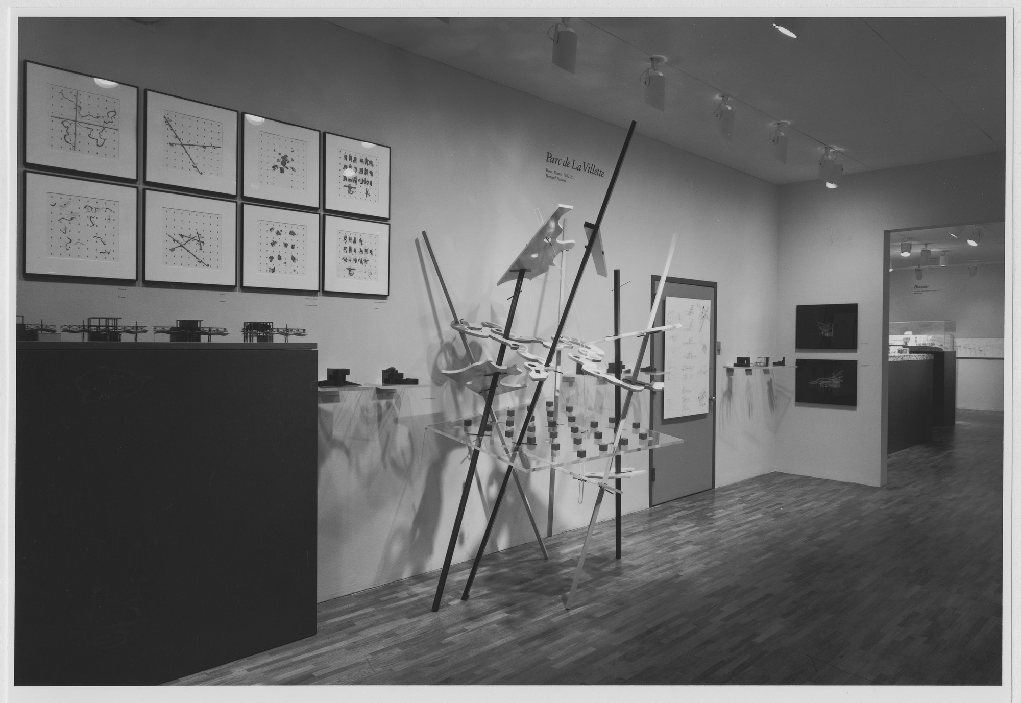 Installation view of the exhibition "Deconstructivist Architecture" | MoMA