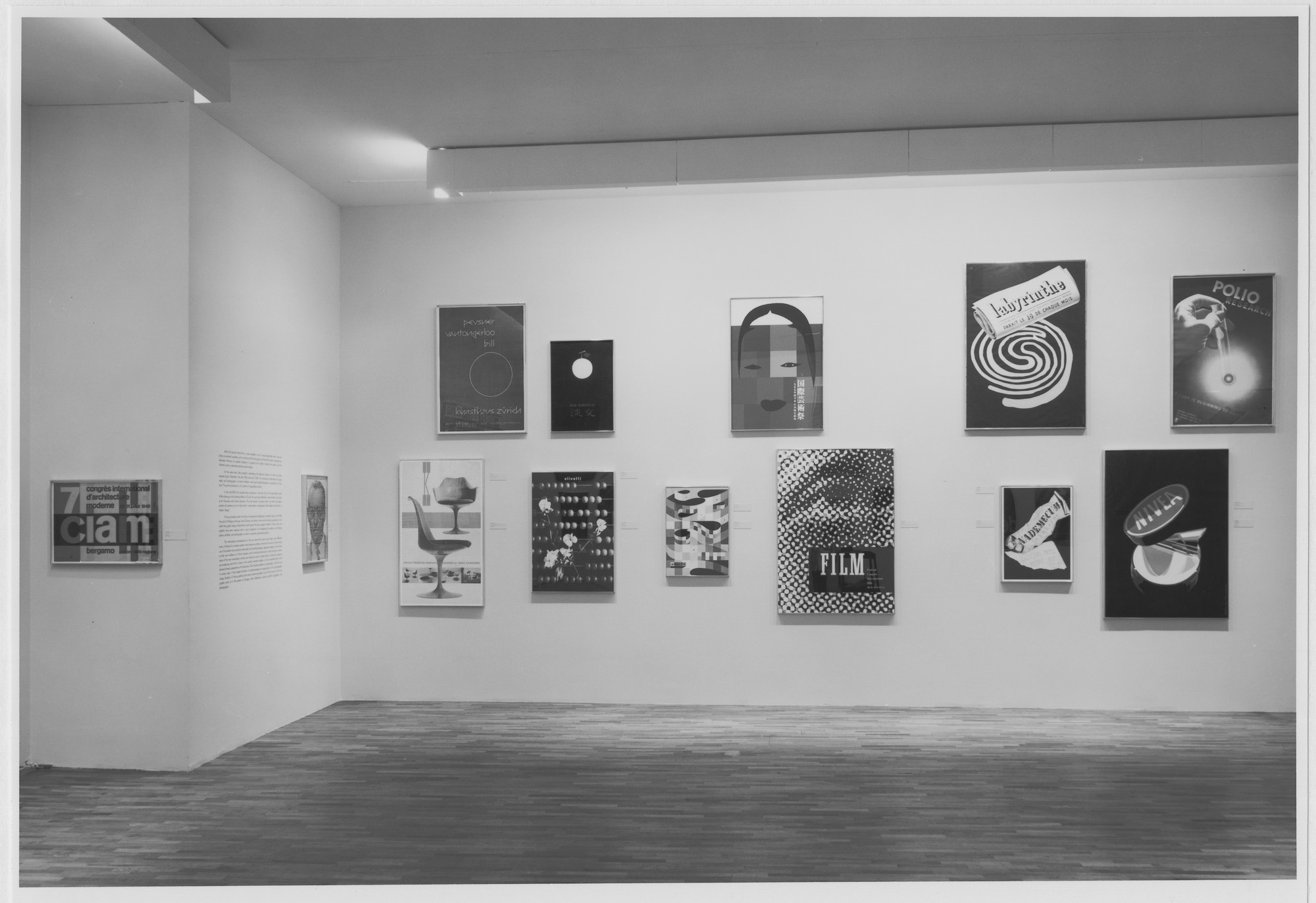 Installation view of the exhibition "The Modern Poster" | MoMA