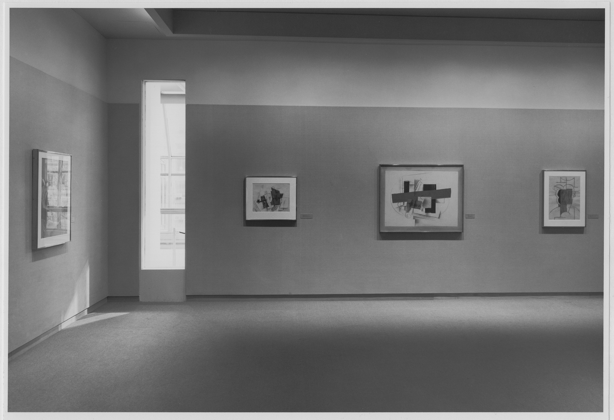 Installation view of the exhibition "Collage: Selections from the ...