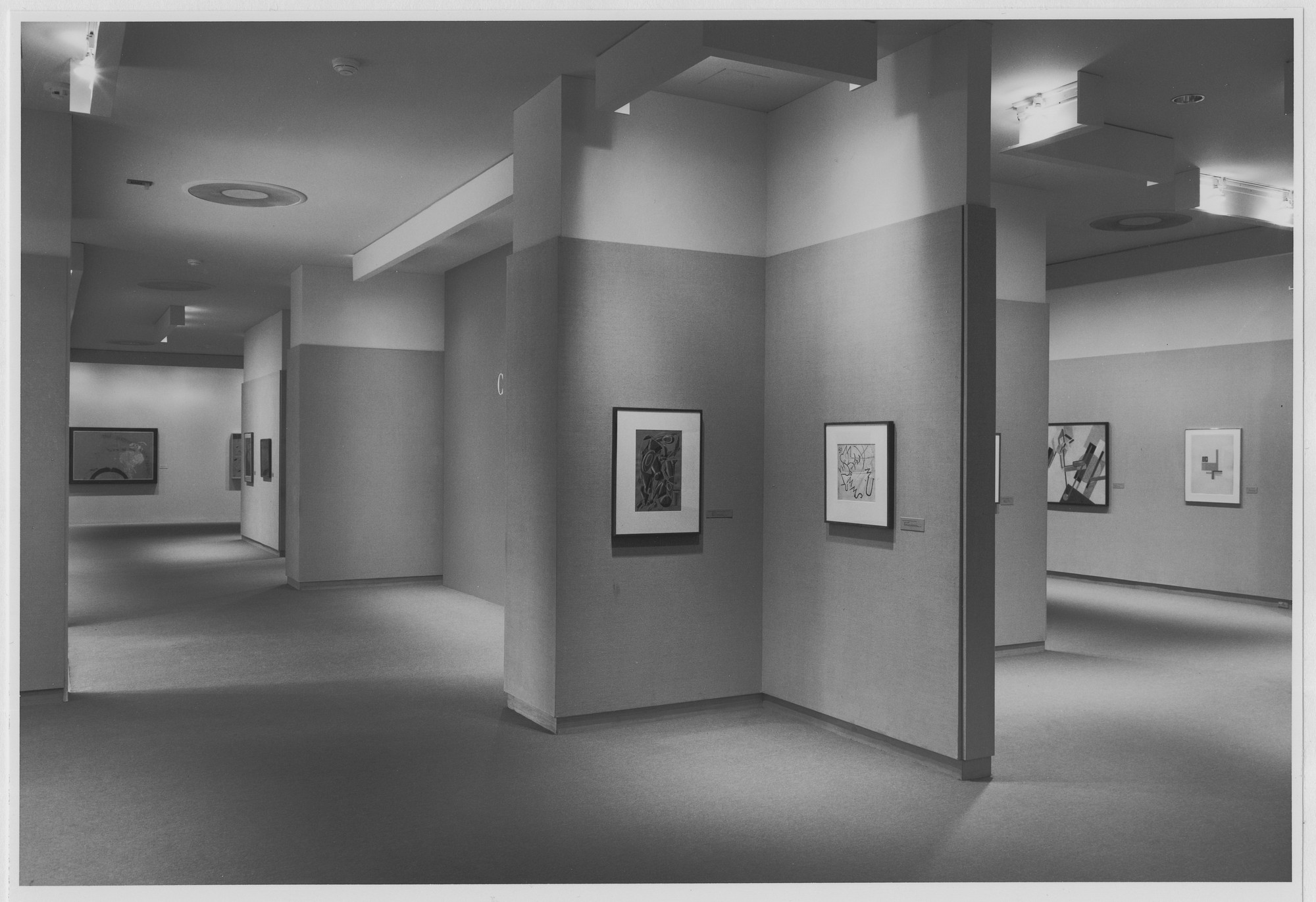 Installation view of the exhibition "Collage: Selections from the ...