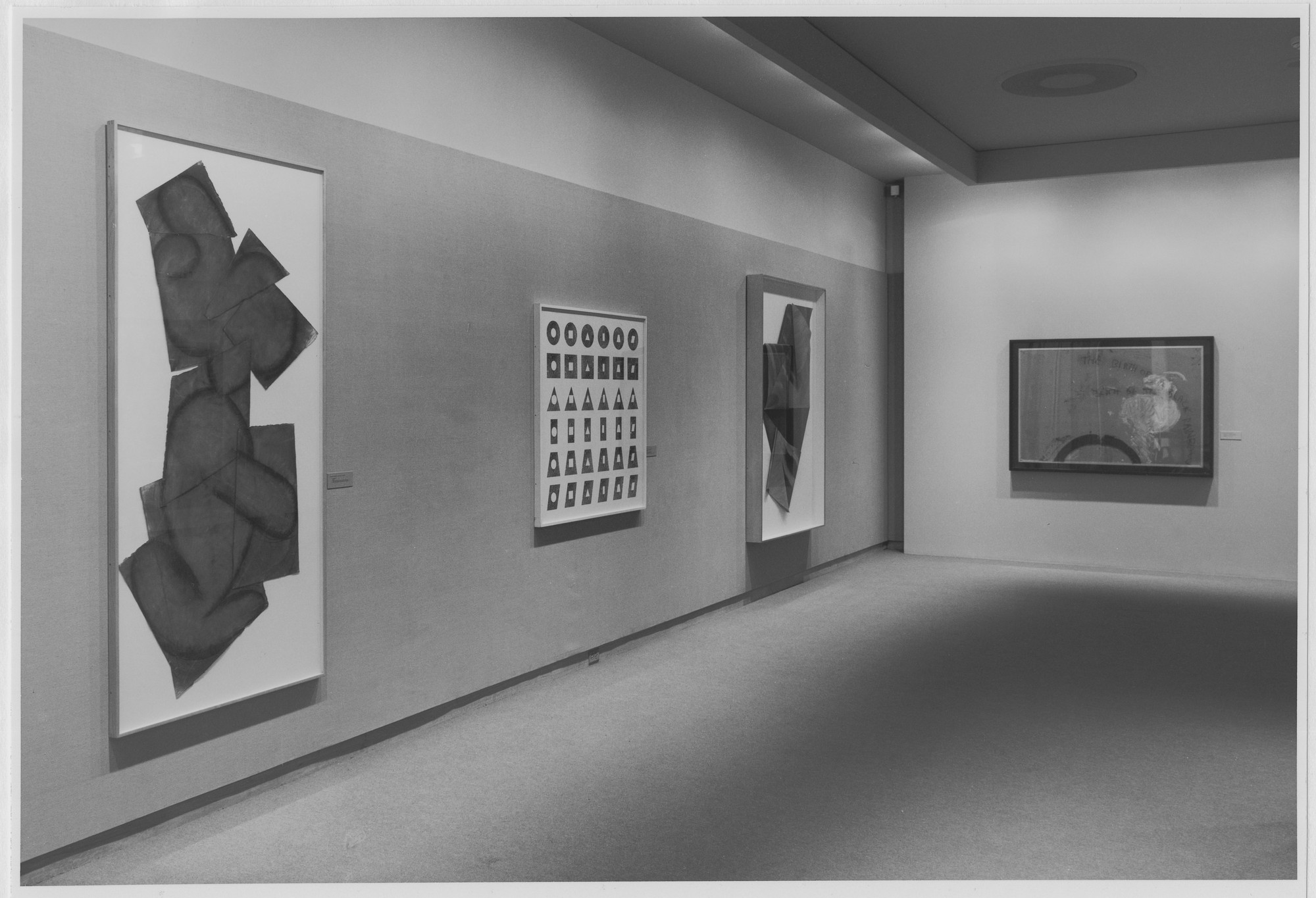 Installation view of the exhibition "Collage: Selections from the ...