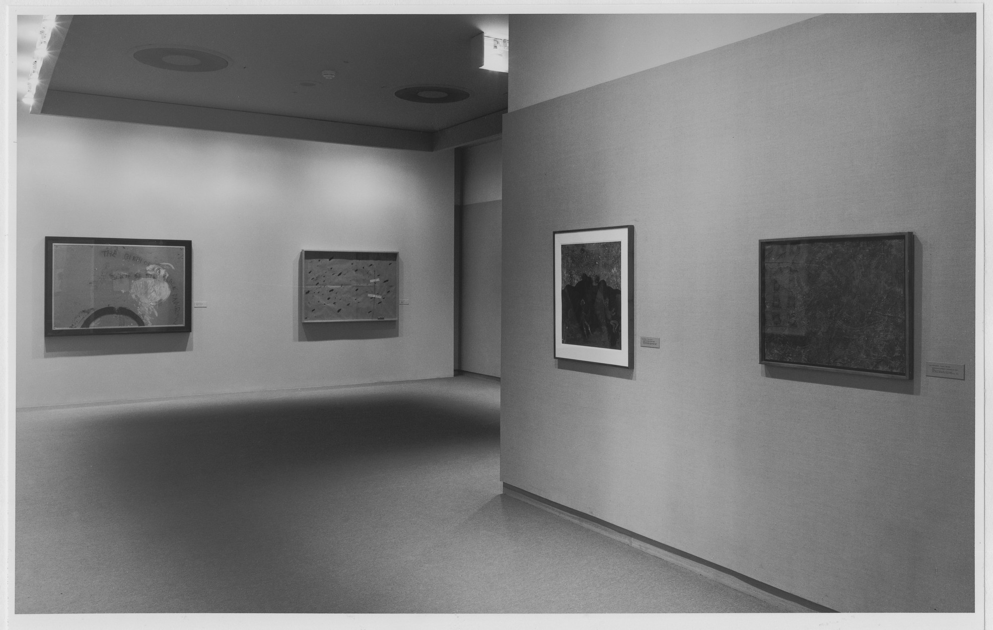 Installation view of the exhibition "Collage: Selections from the ...