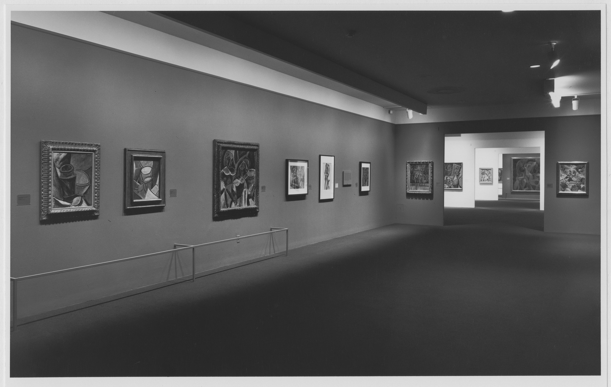 Installation view of the exhibition "Picasso and Braque: Pioneering ...