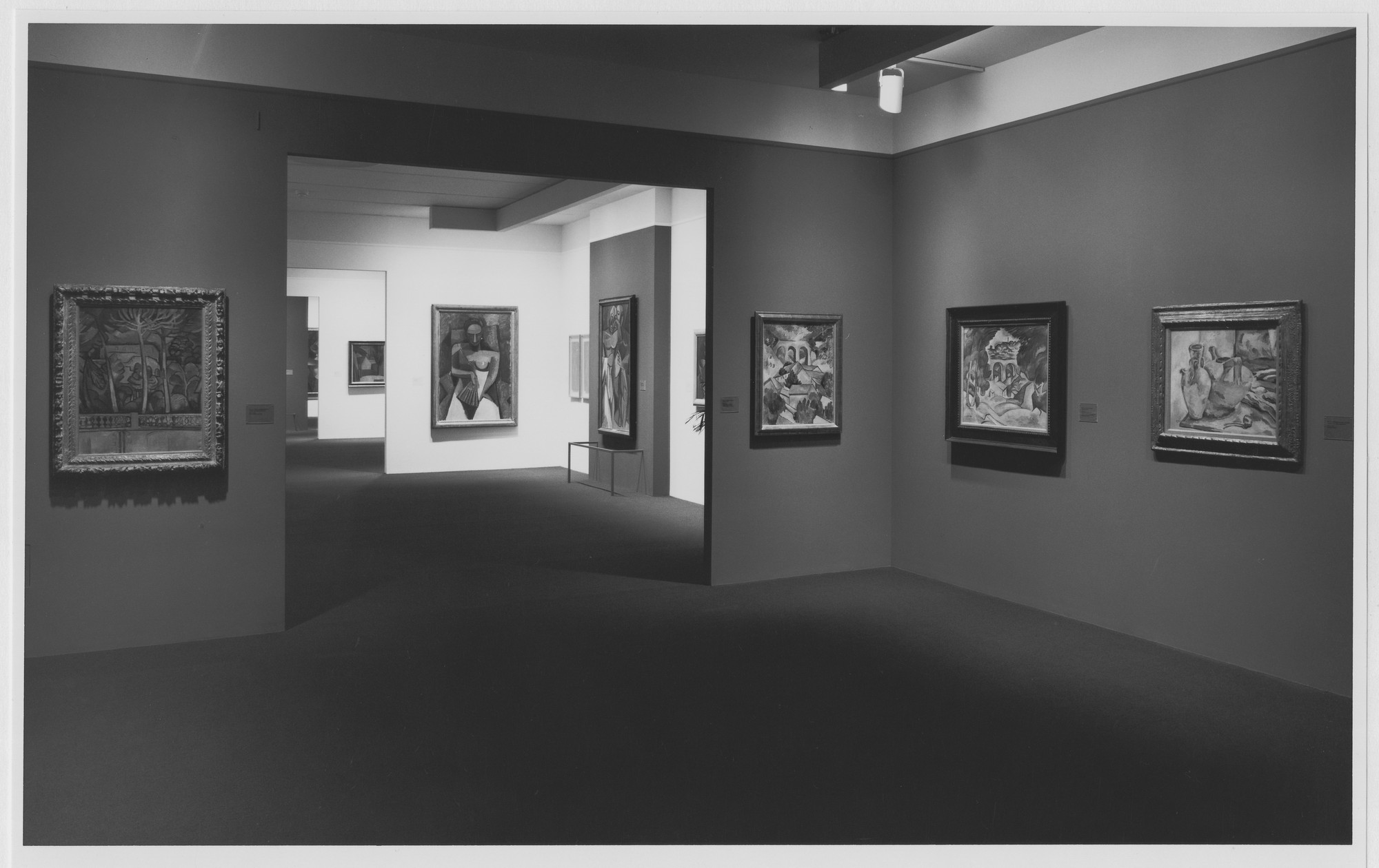 Installation view of the exhibition "Picasso and Braque: Pioneering ...