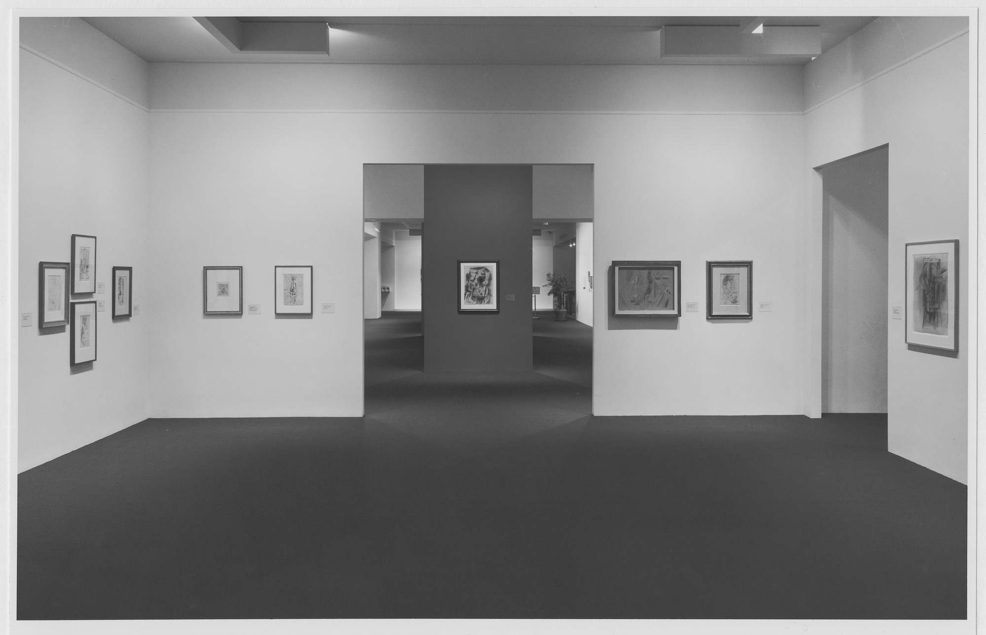 Installation view of the exhibition "Picasso and Braque: Pioneering ...