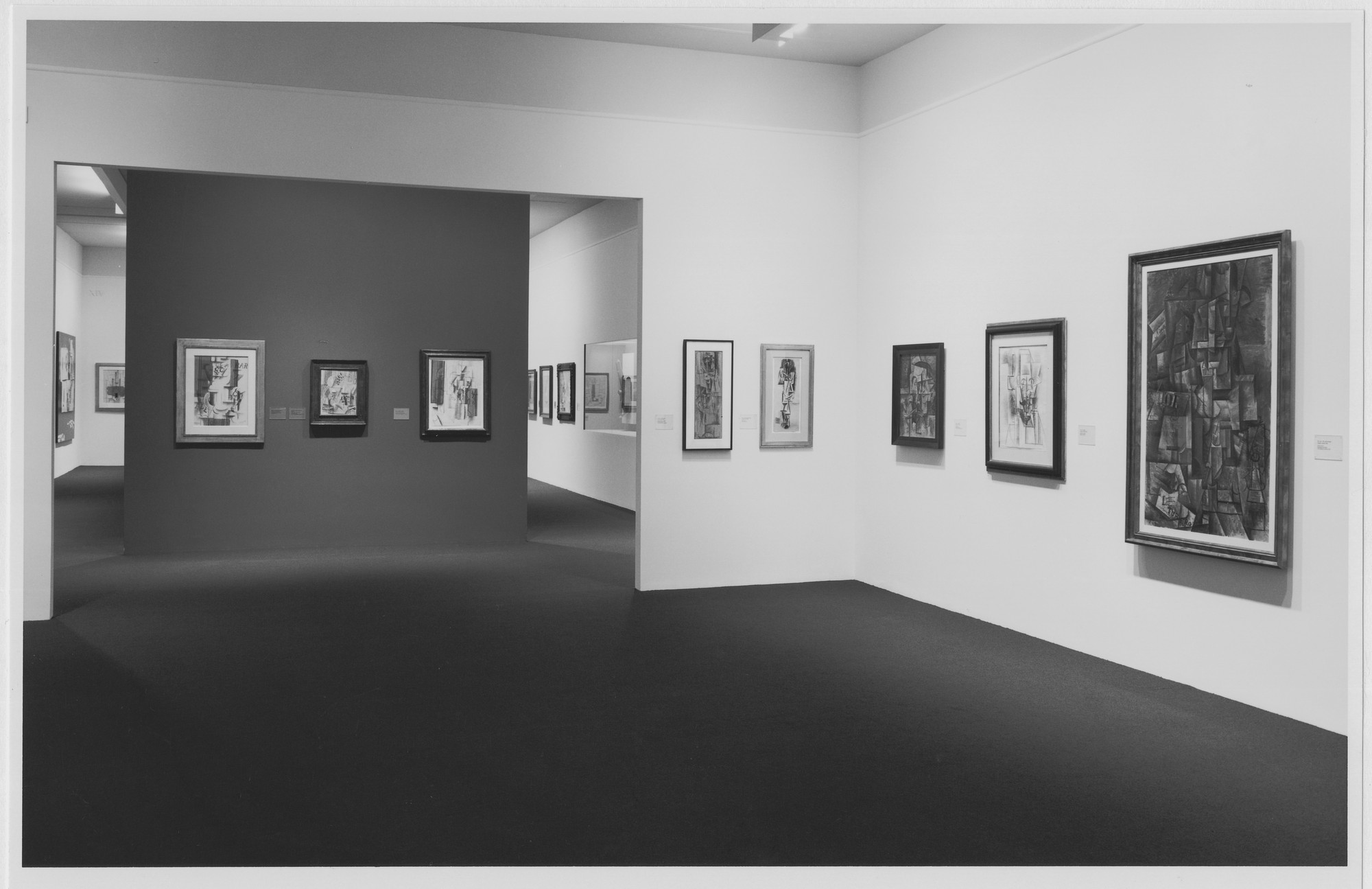 Installation view of the exhibition "Picasso and Braque: Pioneering ...
