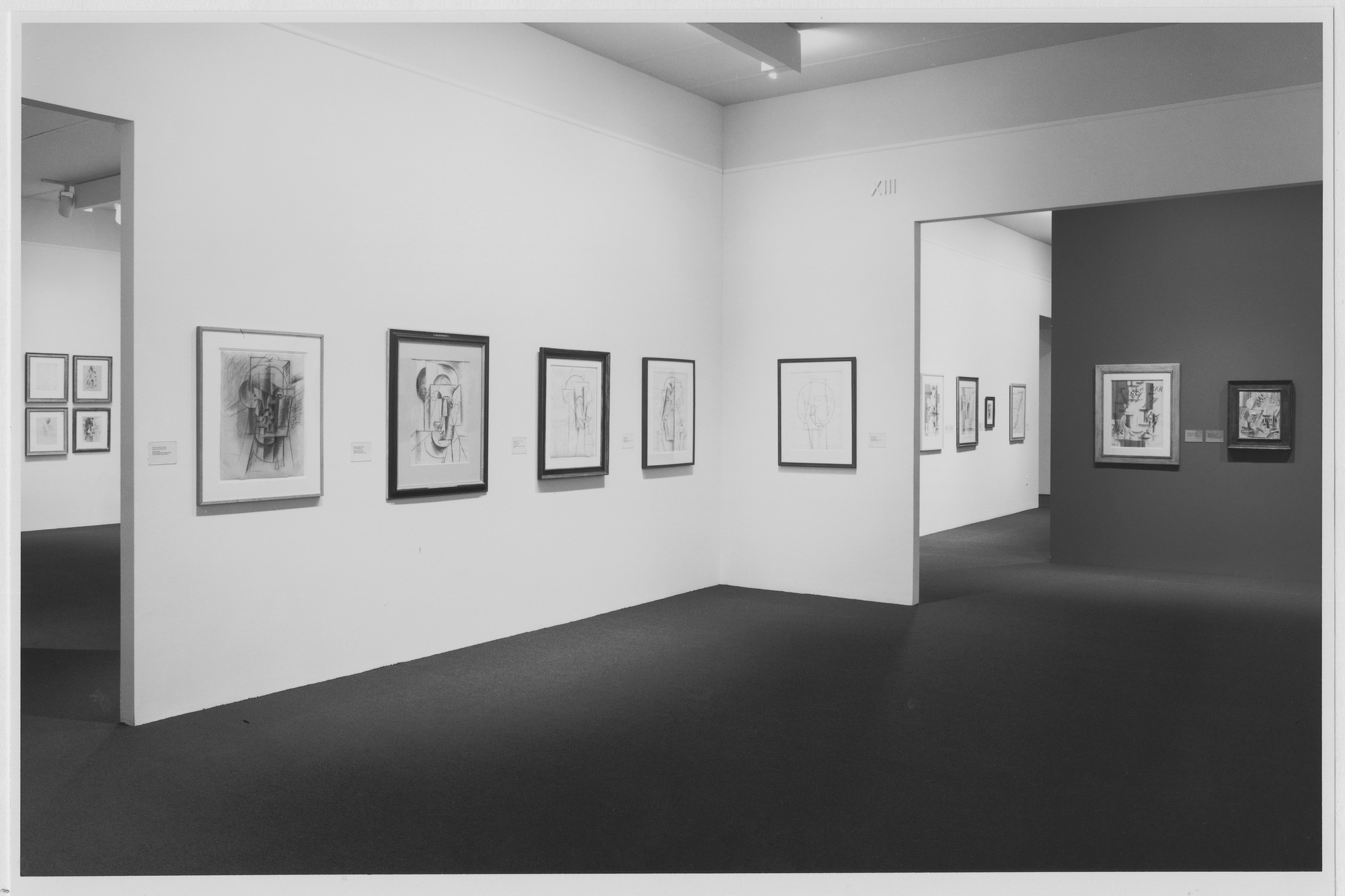 Installation view of the exhibition "Picasso and Braque: Pioneering ...