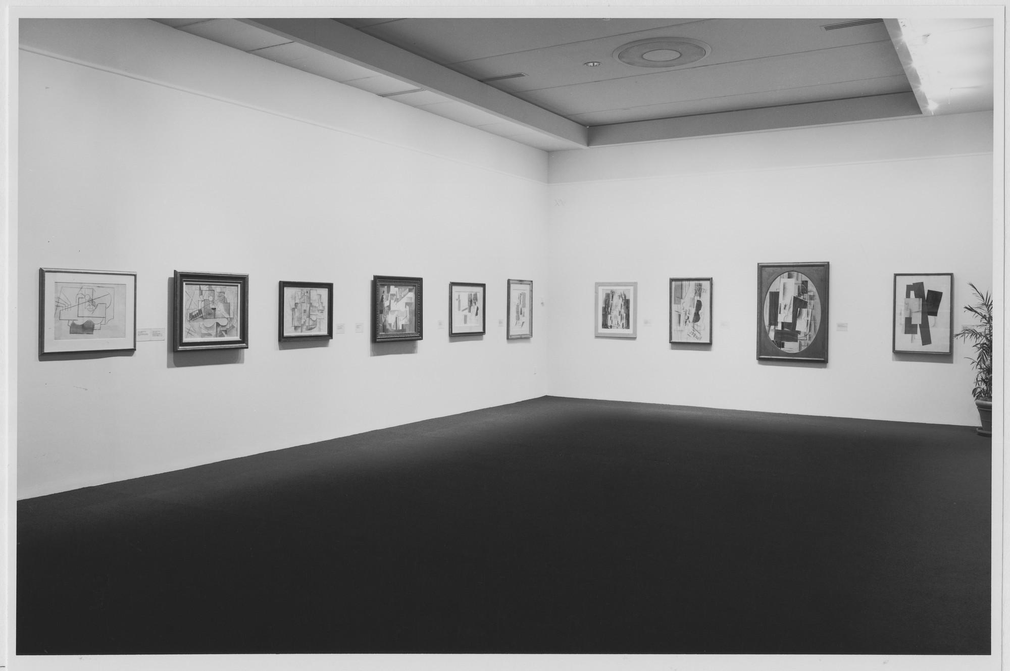 Installation view of the exhibition "Picasso and Braque: Pioneering ...