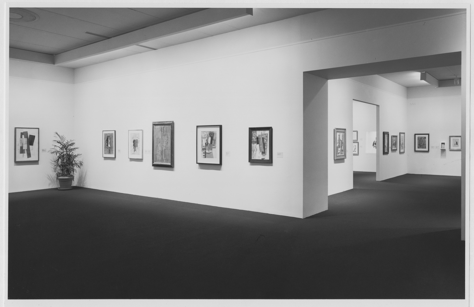 Installation view of the exhibition "Picasso and Braque: Pioneering ...