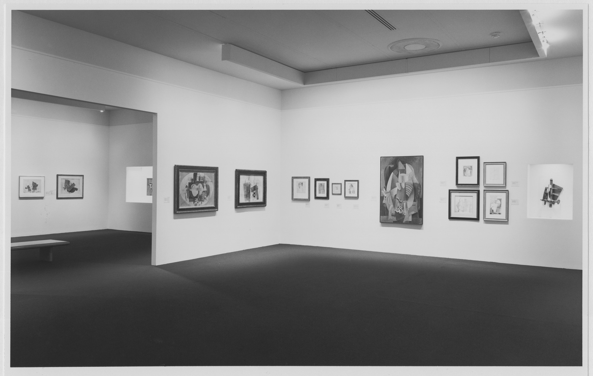 Installation view of the exhibition "Picasso and Braque: Pioneering ...