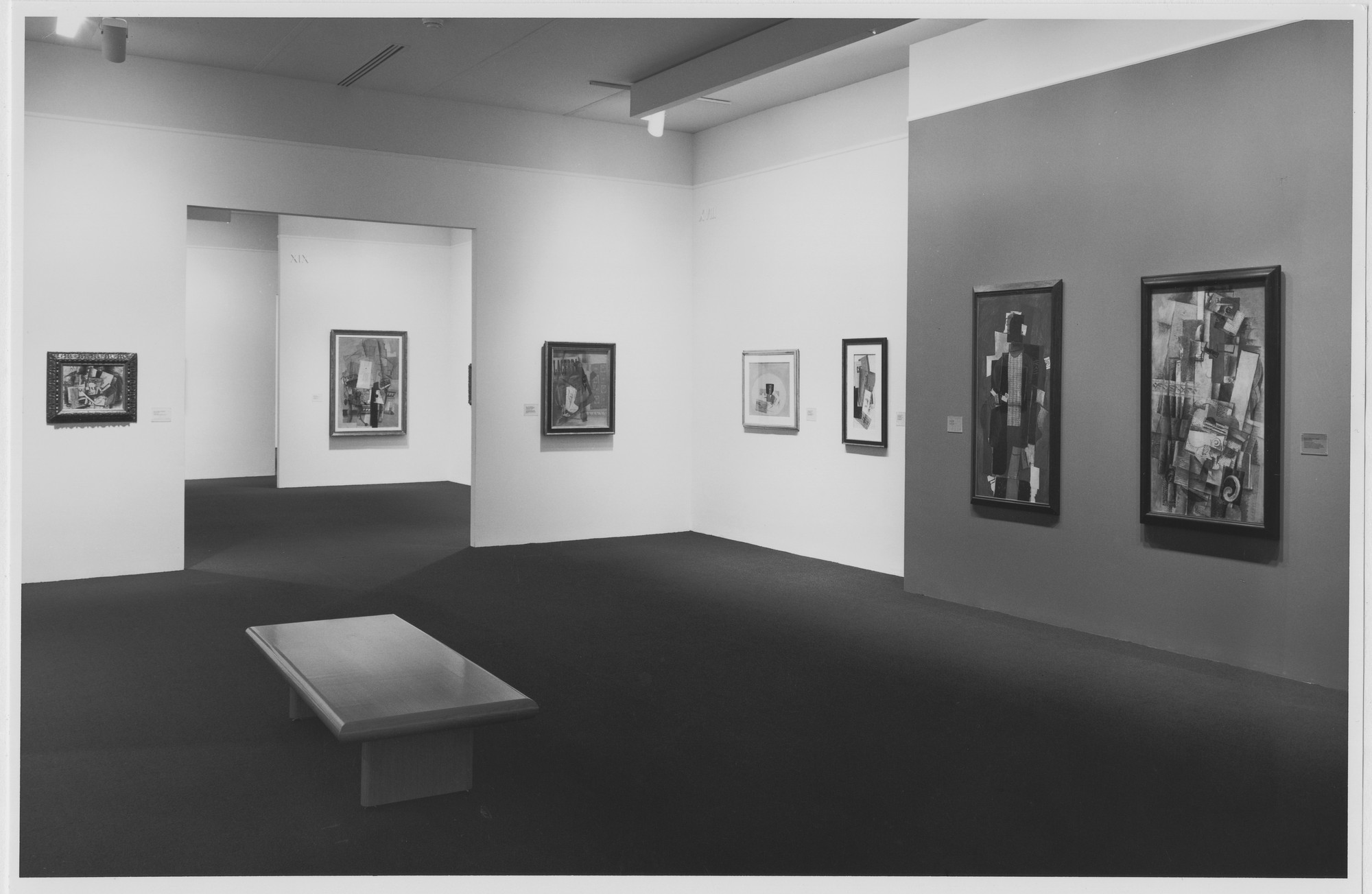 Installation view of the exhibition "Picasso and Braque: Pioneering ...