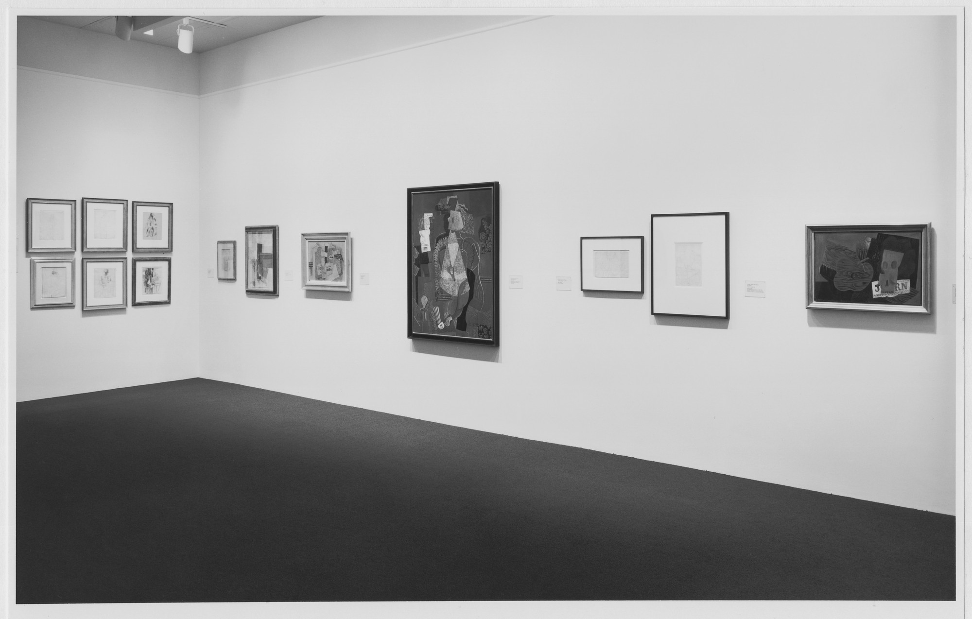 Installation view of the exhibition "Picasso and Braque: Pioneering ...