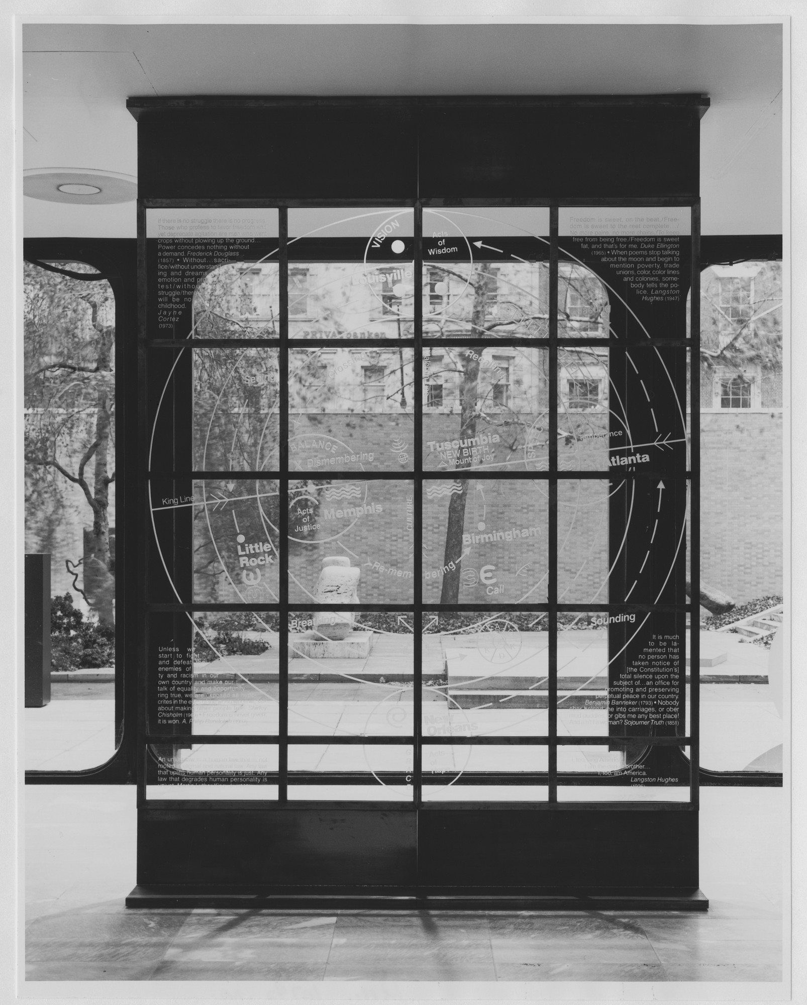 Installation view of the exhibition "Projects 19: Houston Conwill" | MoMA