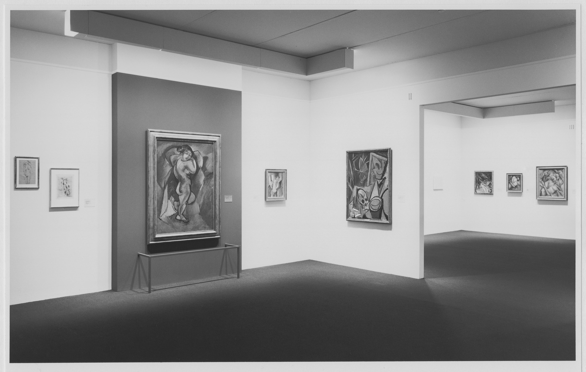 Installation view of the exhibition "Picasso and Braque: Pioneering ...