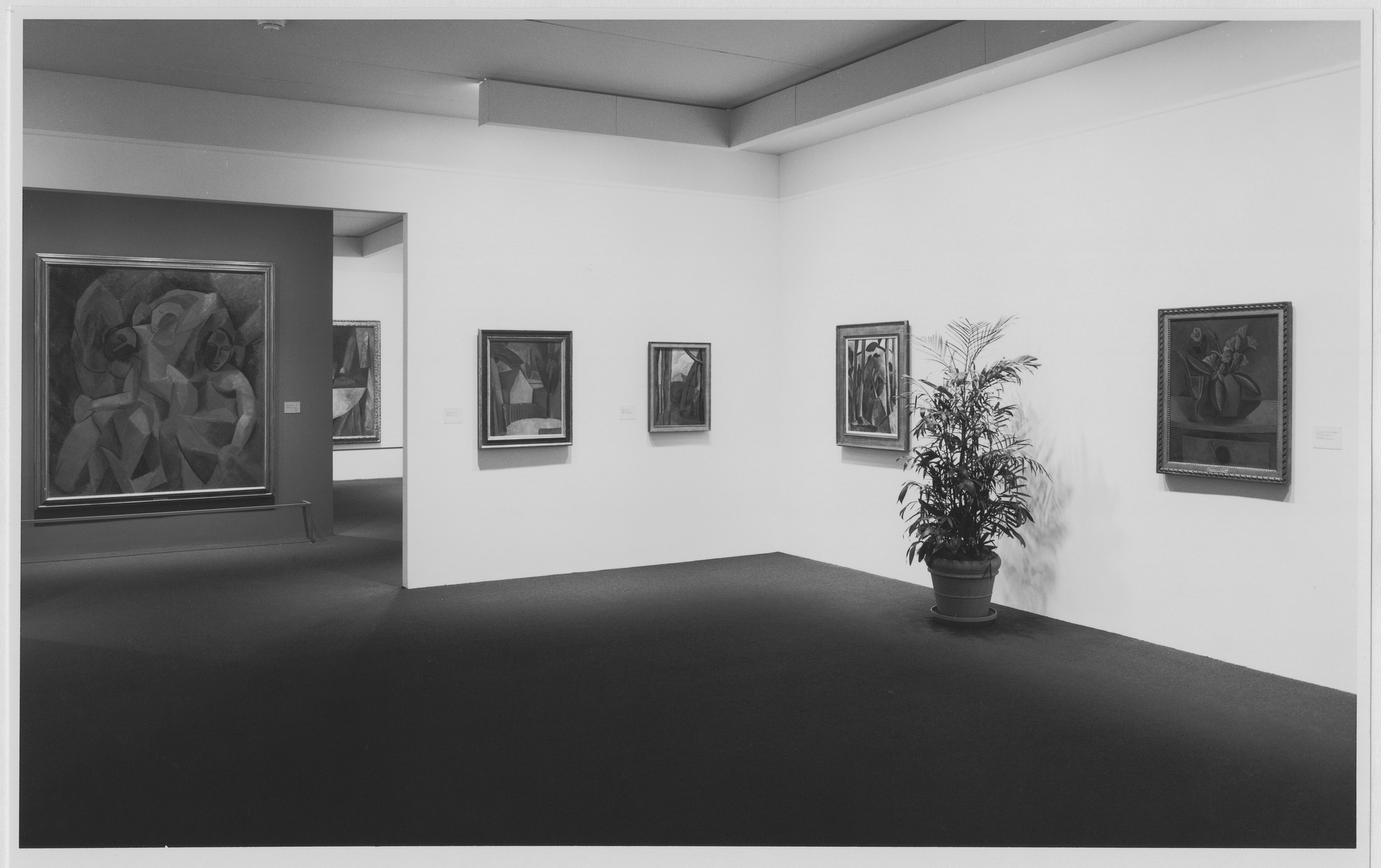Installation view of the exhibition "Picasso and Braque: Pioneering ...