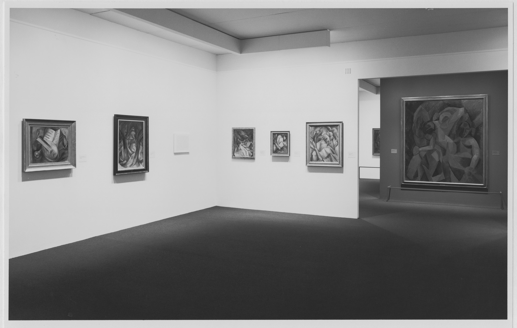 Installation view of the exhibition "Picasso and Braque: Pioneering ...