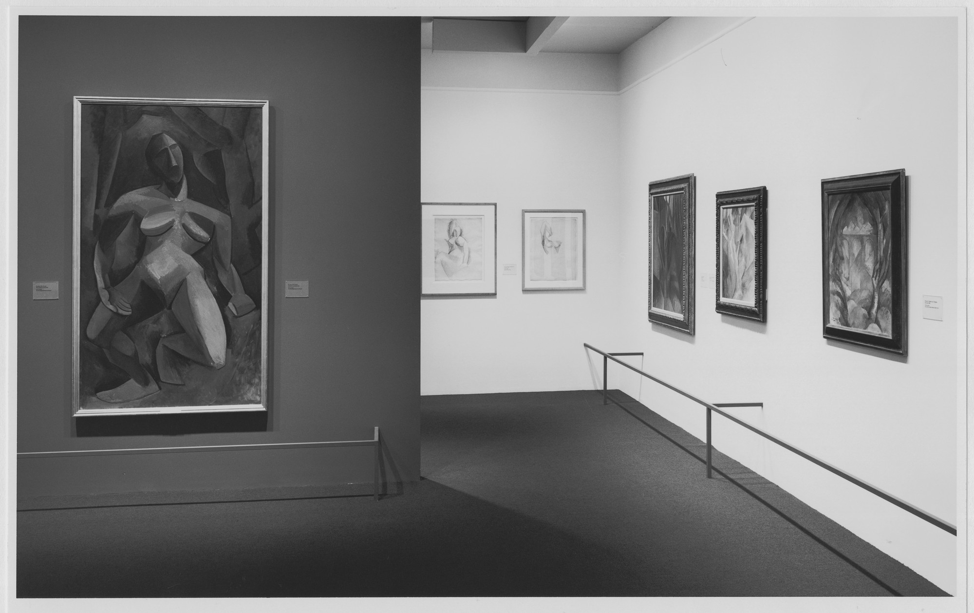 Installation view of the exhibition "Picasso and Braque: Pioneering ...