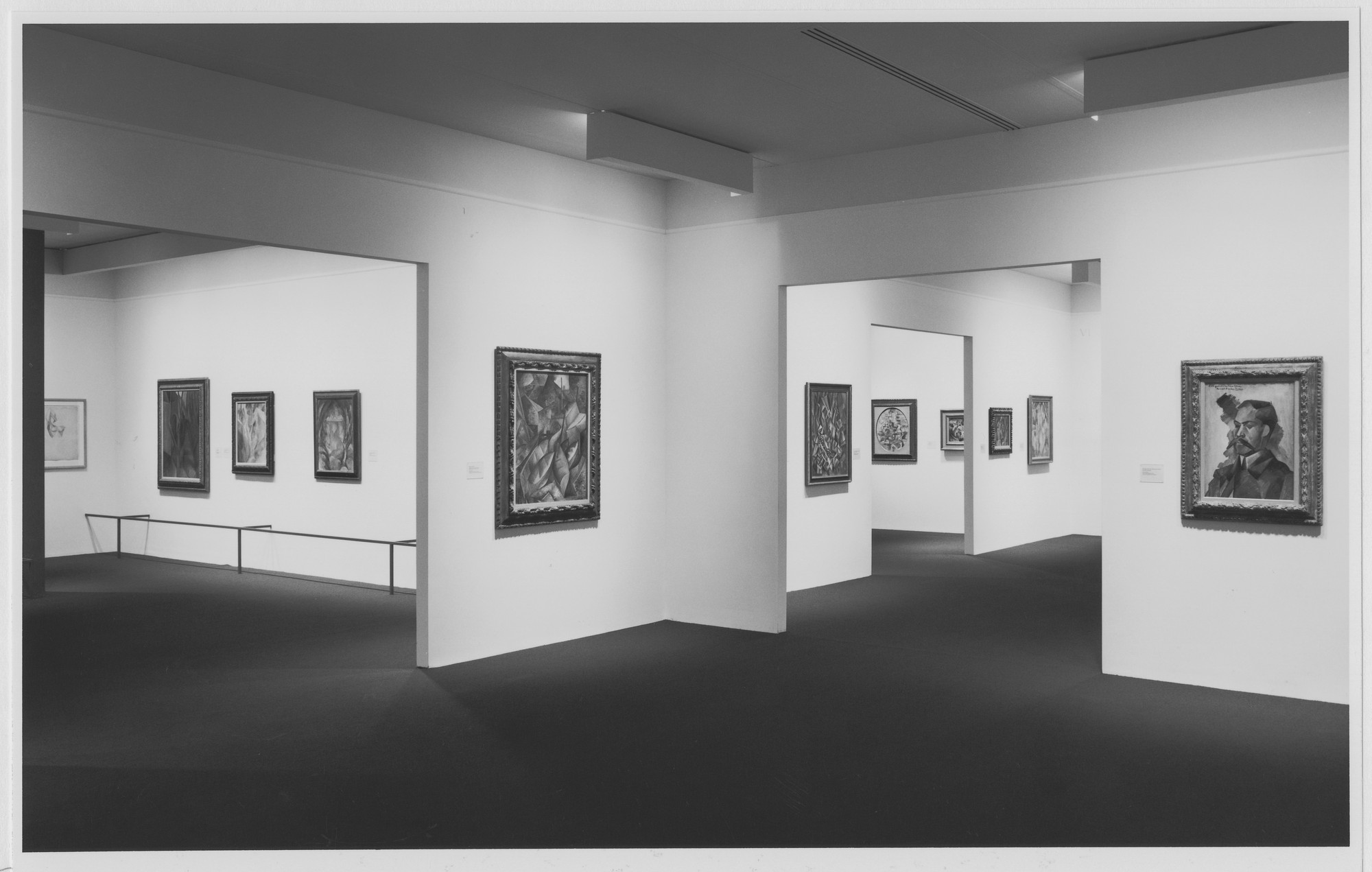 Installation view of the exhibition "Picasso and Braque: Pioneering ...