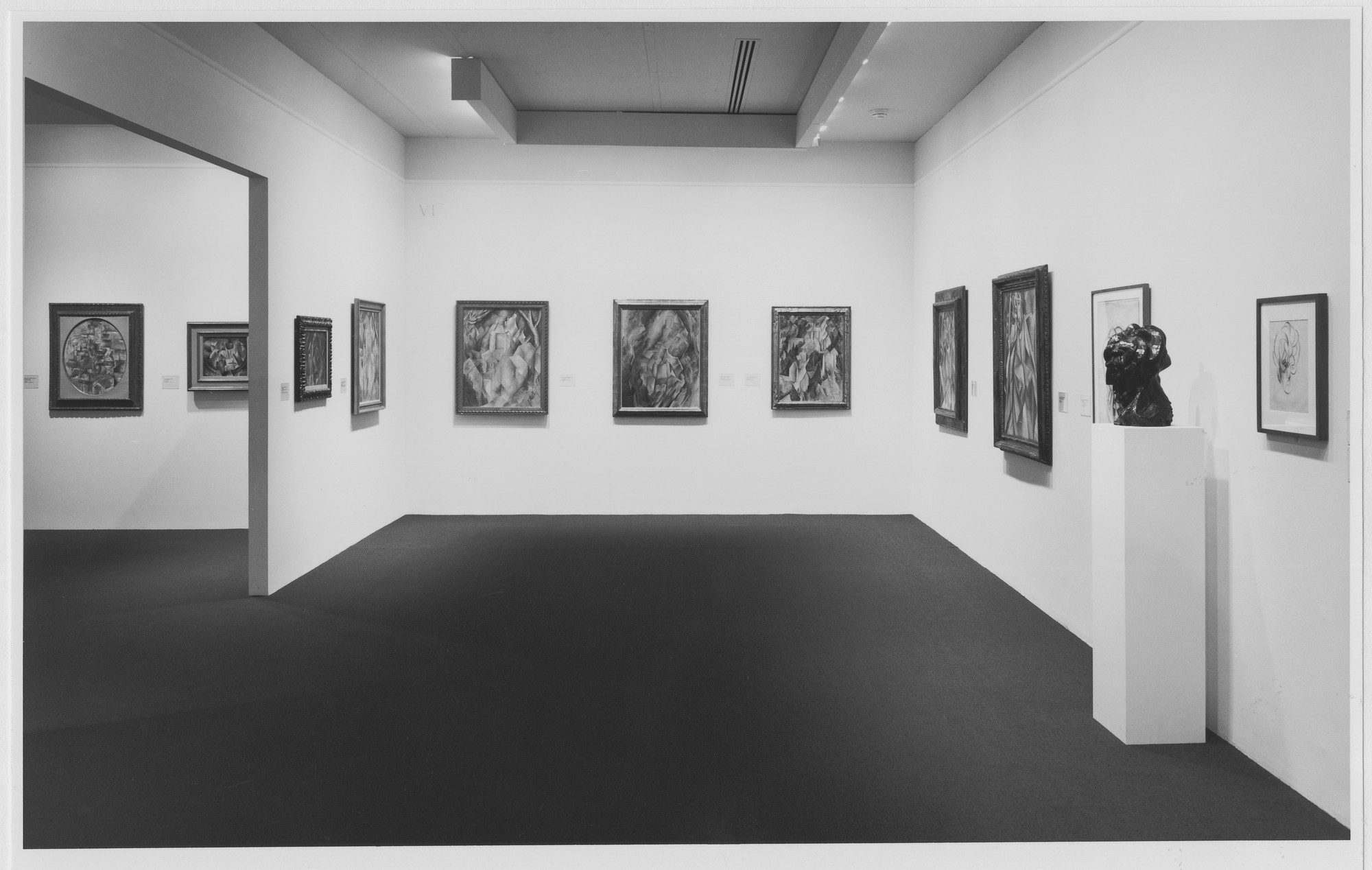 Installation view of the exhibition "Picasso and Braque: Pioneering ...