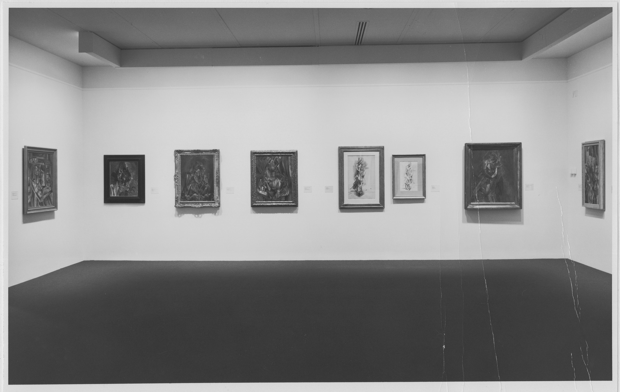 Installation view of the exhibition "Picasso and Braque: Pioneering ...