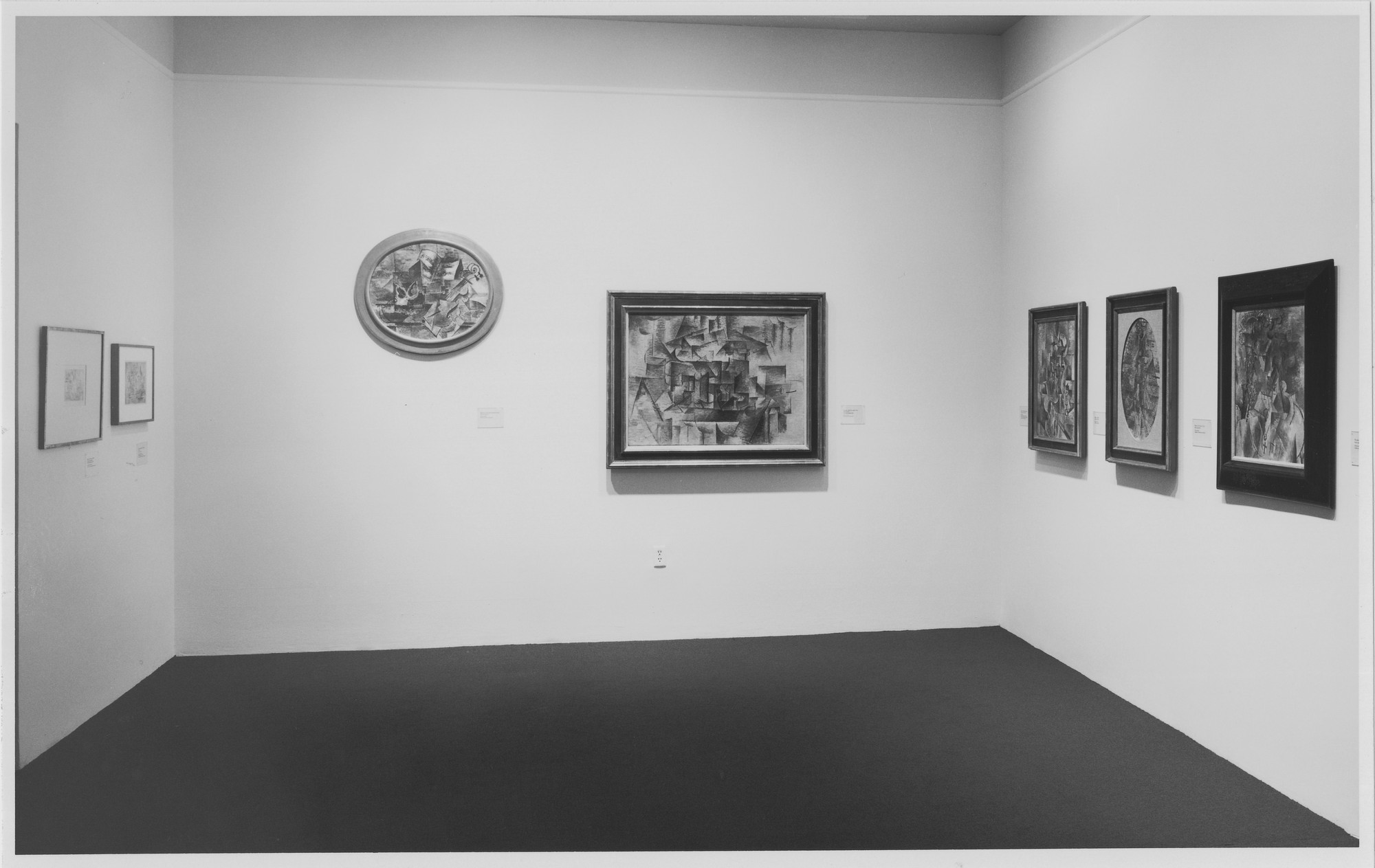 Installation view of the exhibition "Picasso and Braque: Pioneering ...
