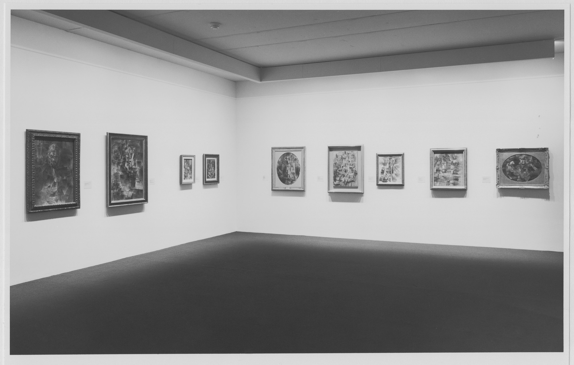 Installation view of the exhibition "Picasso and Braque: Pioneering ...