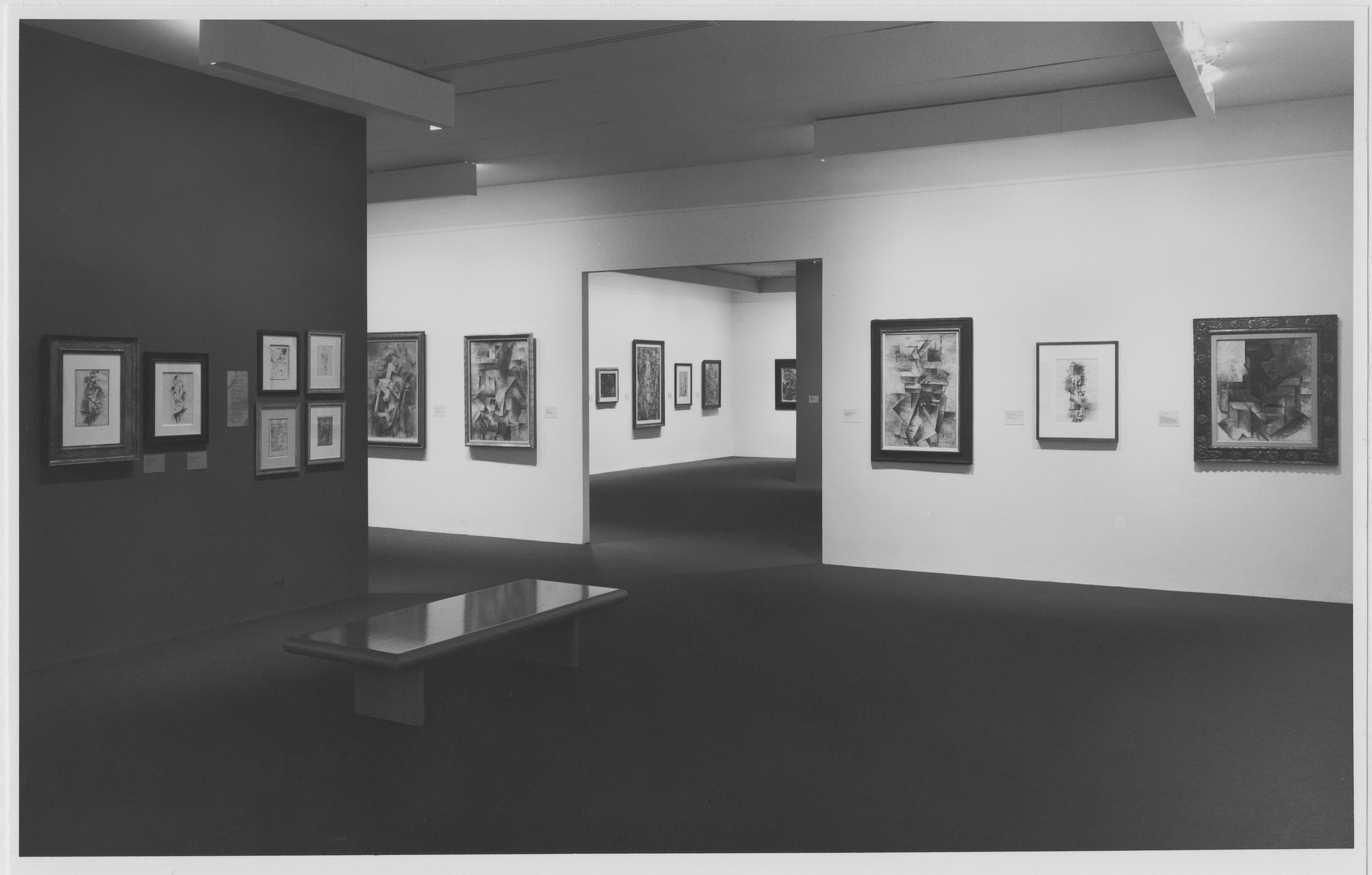 Installation view of the exhibition "Picasso and Braque: Pioneering ...