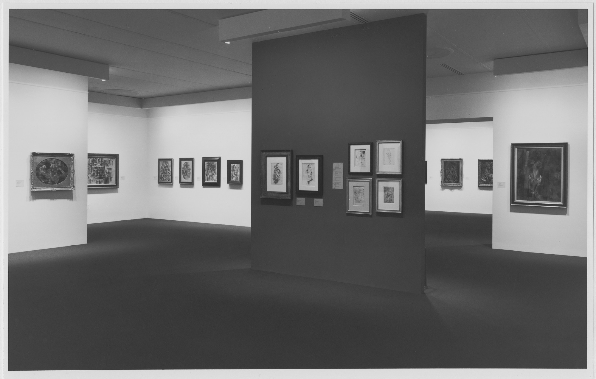 Installation view of the exhibition "Picasso and Braque: Pioneering ...