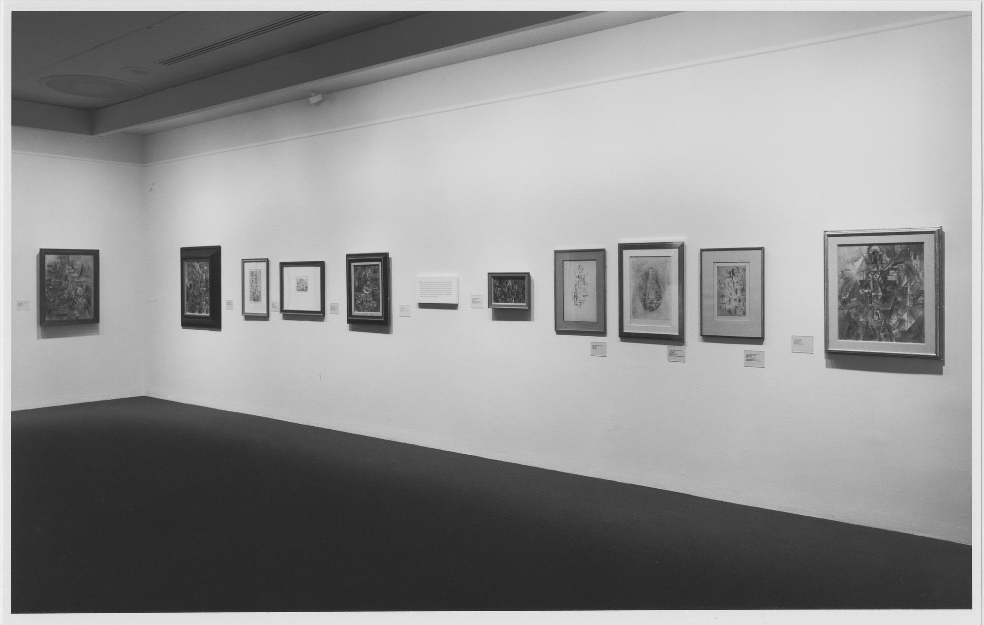 Installation view of the exhibition "Picasso and Braque: Pioneering ...